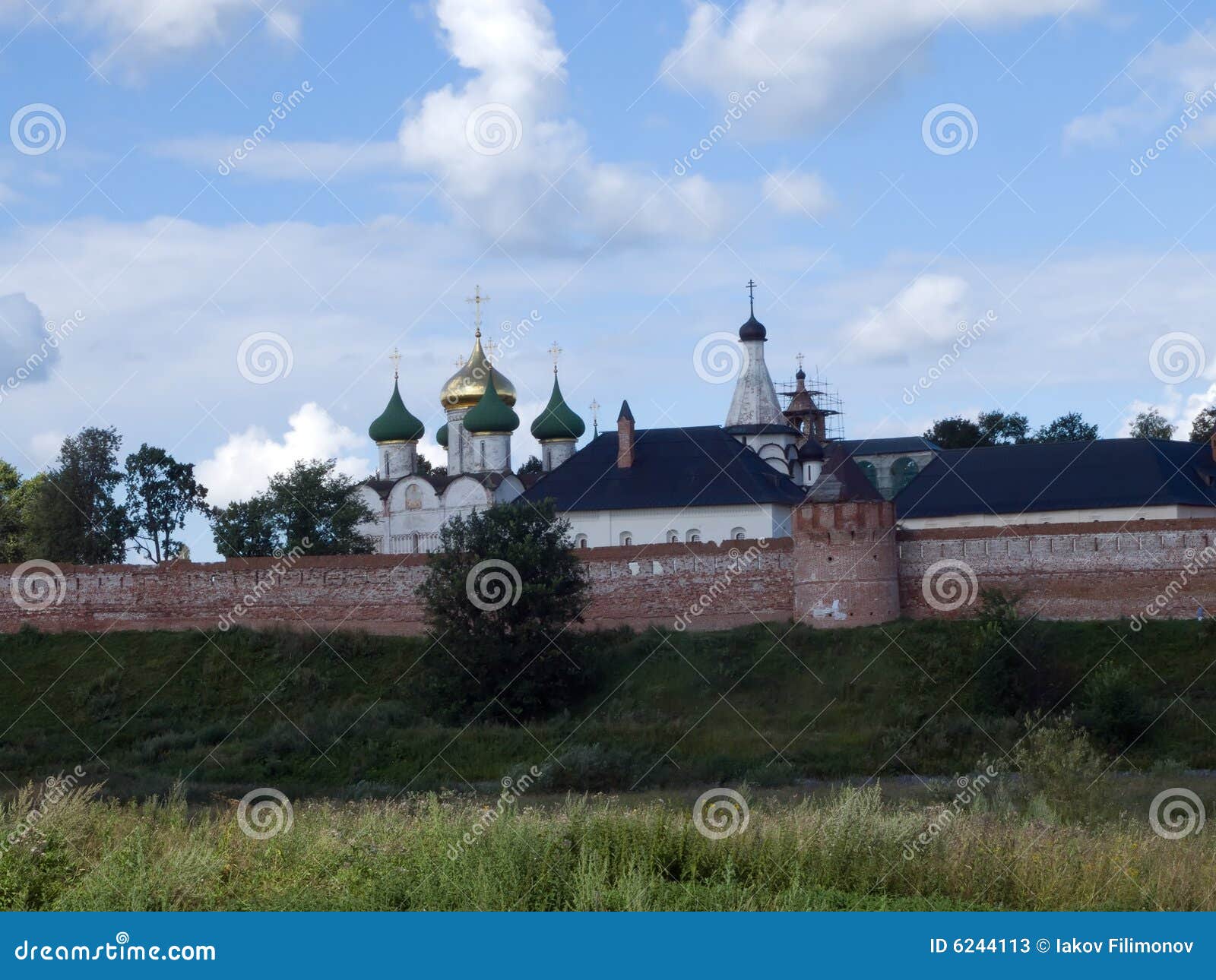 Monastery-fortress in Suzdal Stock Image - Image of protection, city ...