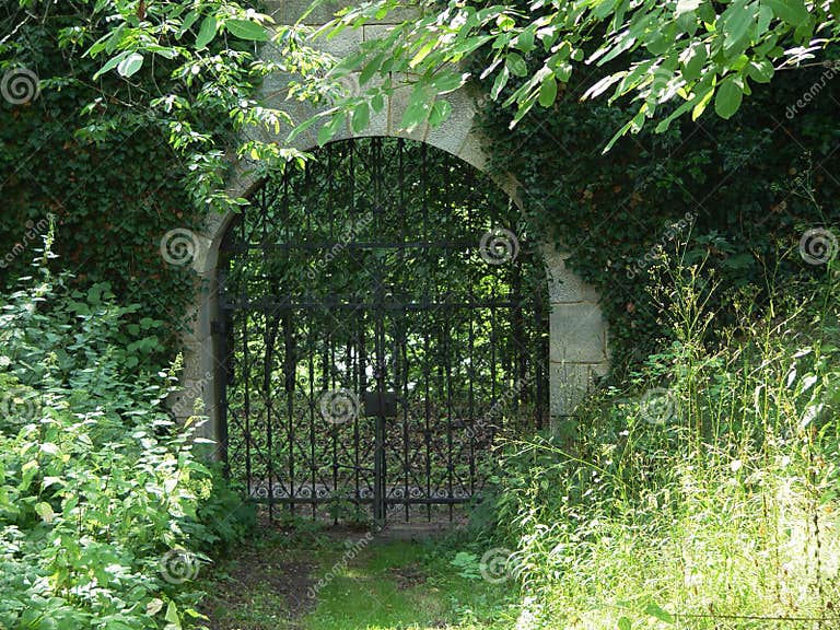 Monastery gate stock photo. Image of garden, monk, park - 13474