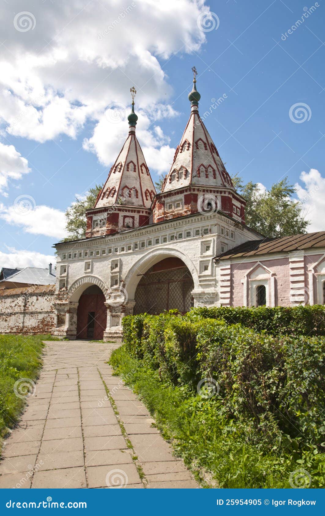 Monastery gate stock image. Image of orthodox, stone - 25954905