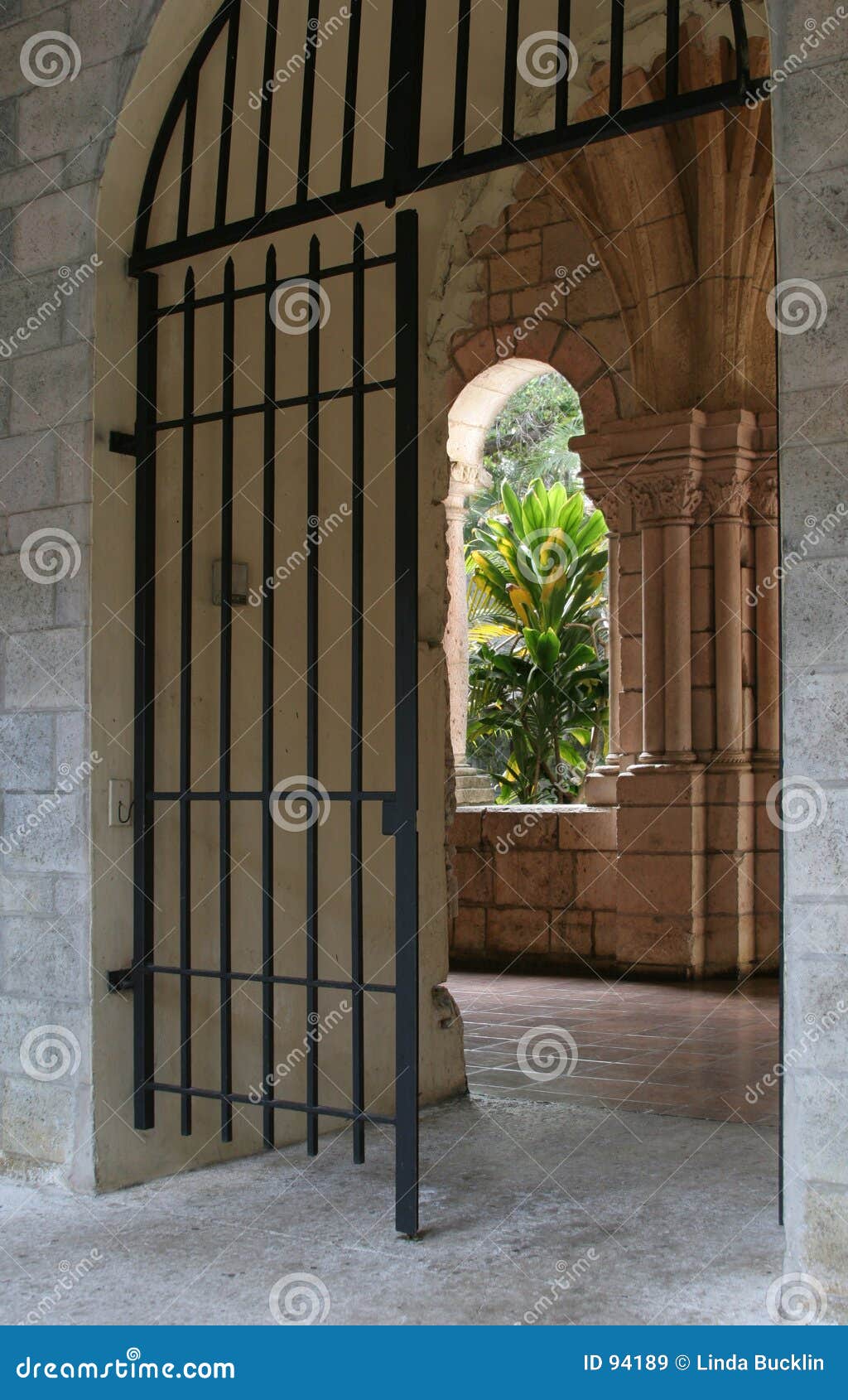 Monastery Gate stock image. Image of cloister, catholic - 94189