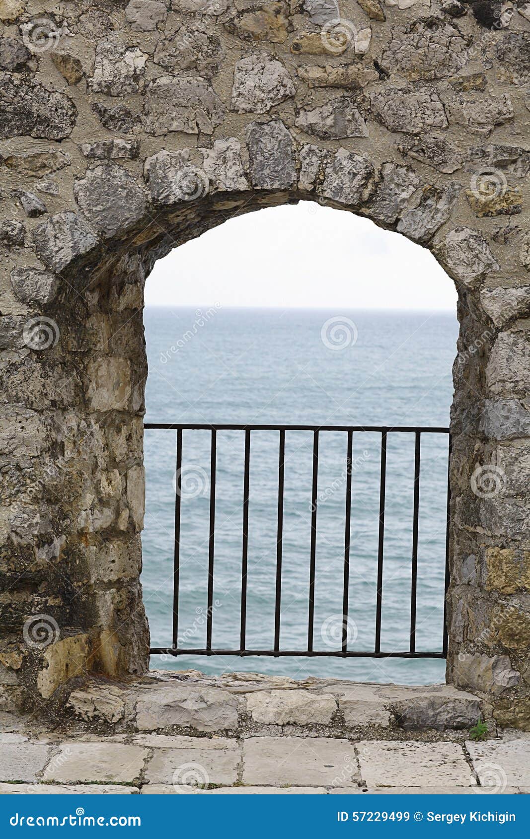 Monastery gate stock image. Image of exterior, collbato - 57229499