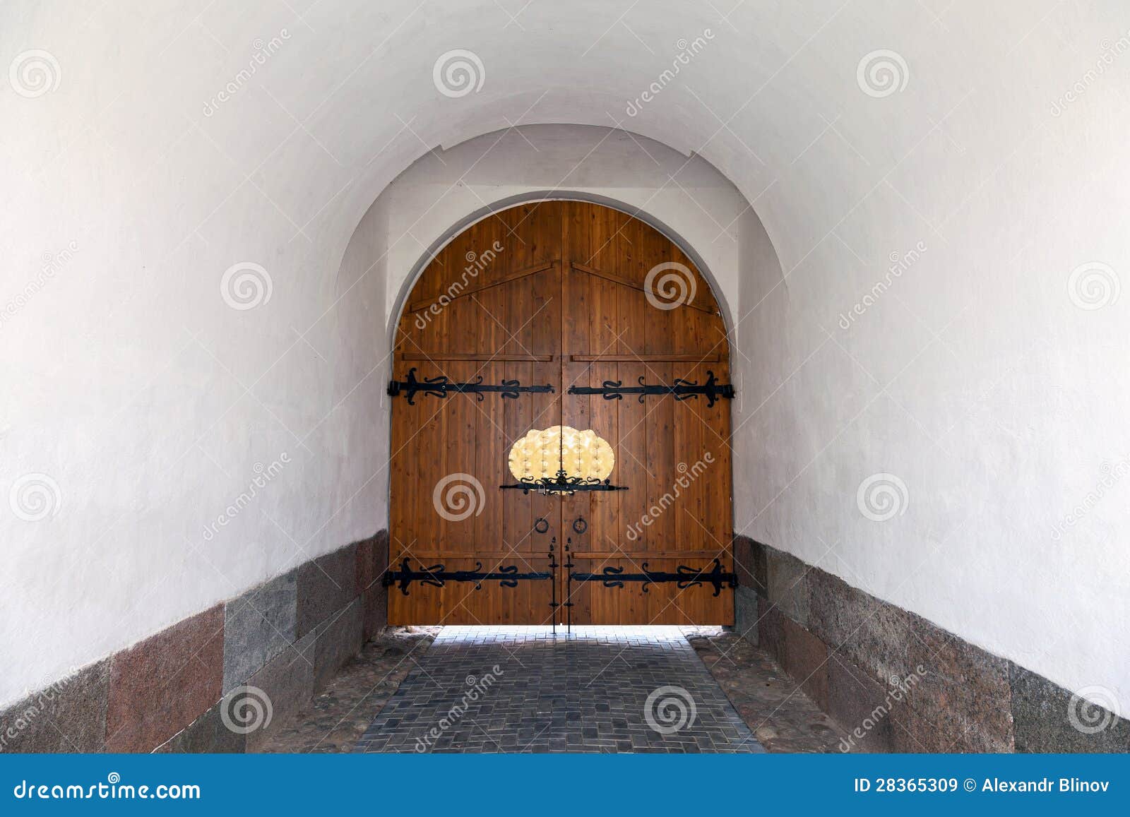 Monastery gate, Russia stock image. Image of front, brick - 28365309