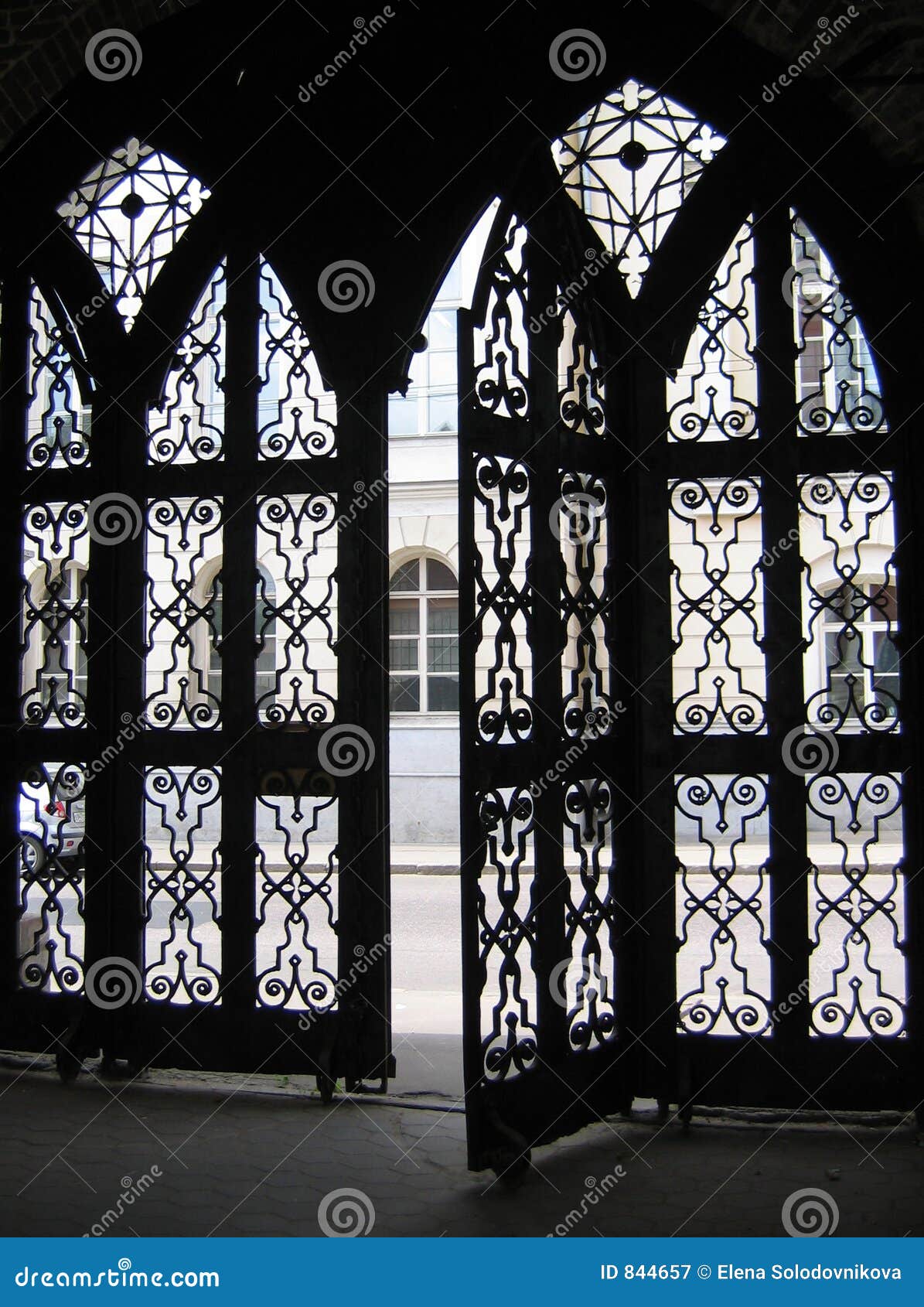 Monastery Gates stock image. Image of cloister, leaving - 844657