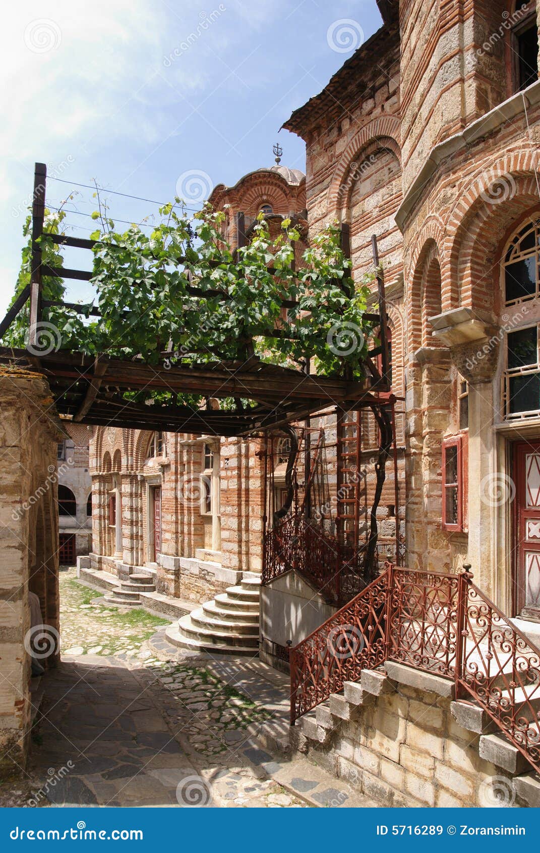 Monastery Hilandar stock image. Image of historical, christianity - 5716289