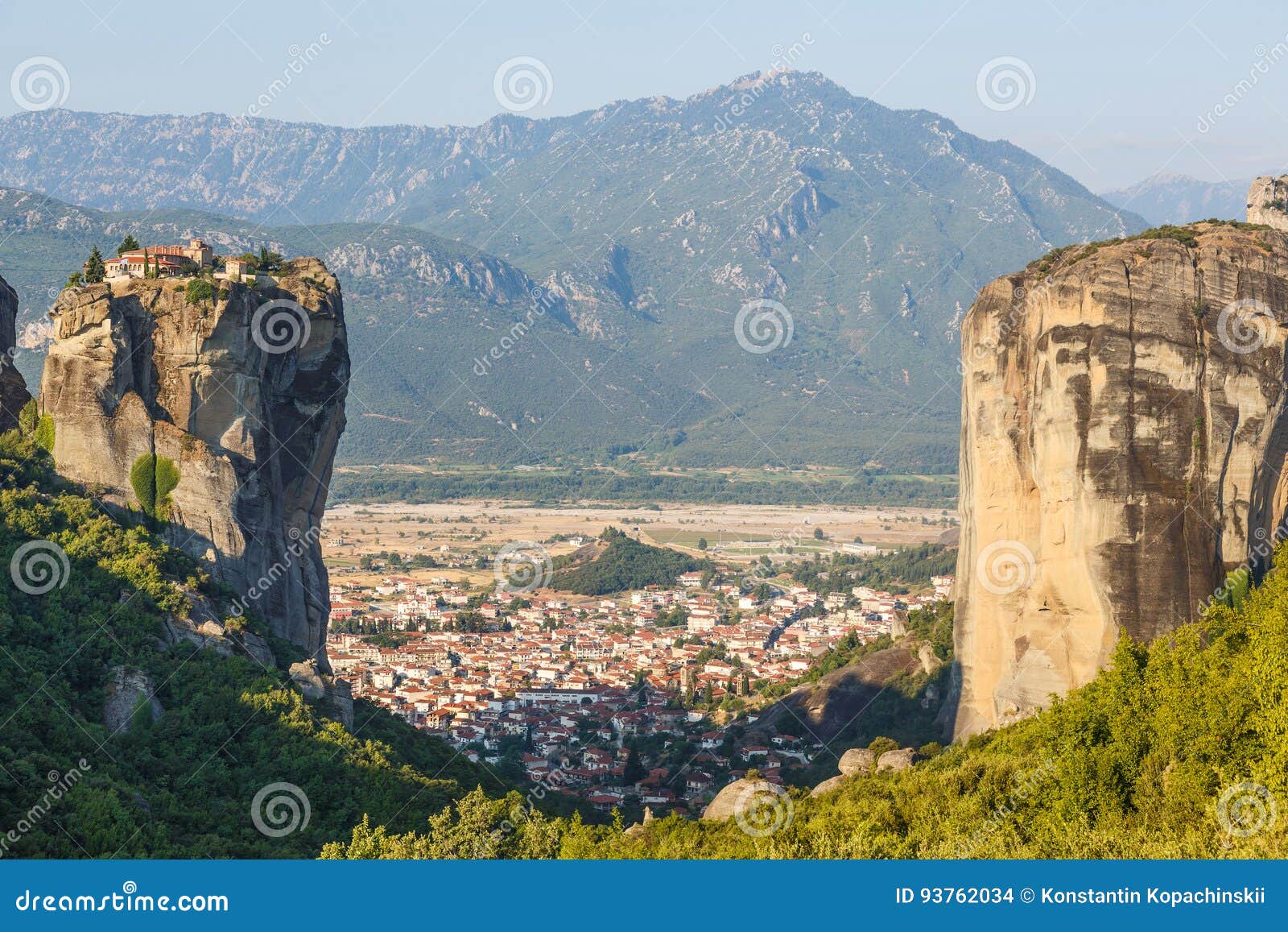 Monastery Holy Trinity in Meteora, Kalambaka Greece. Stock Photo ...