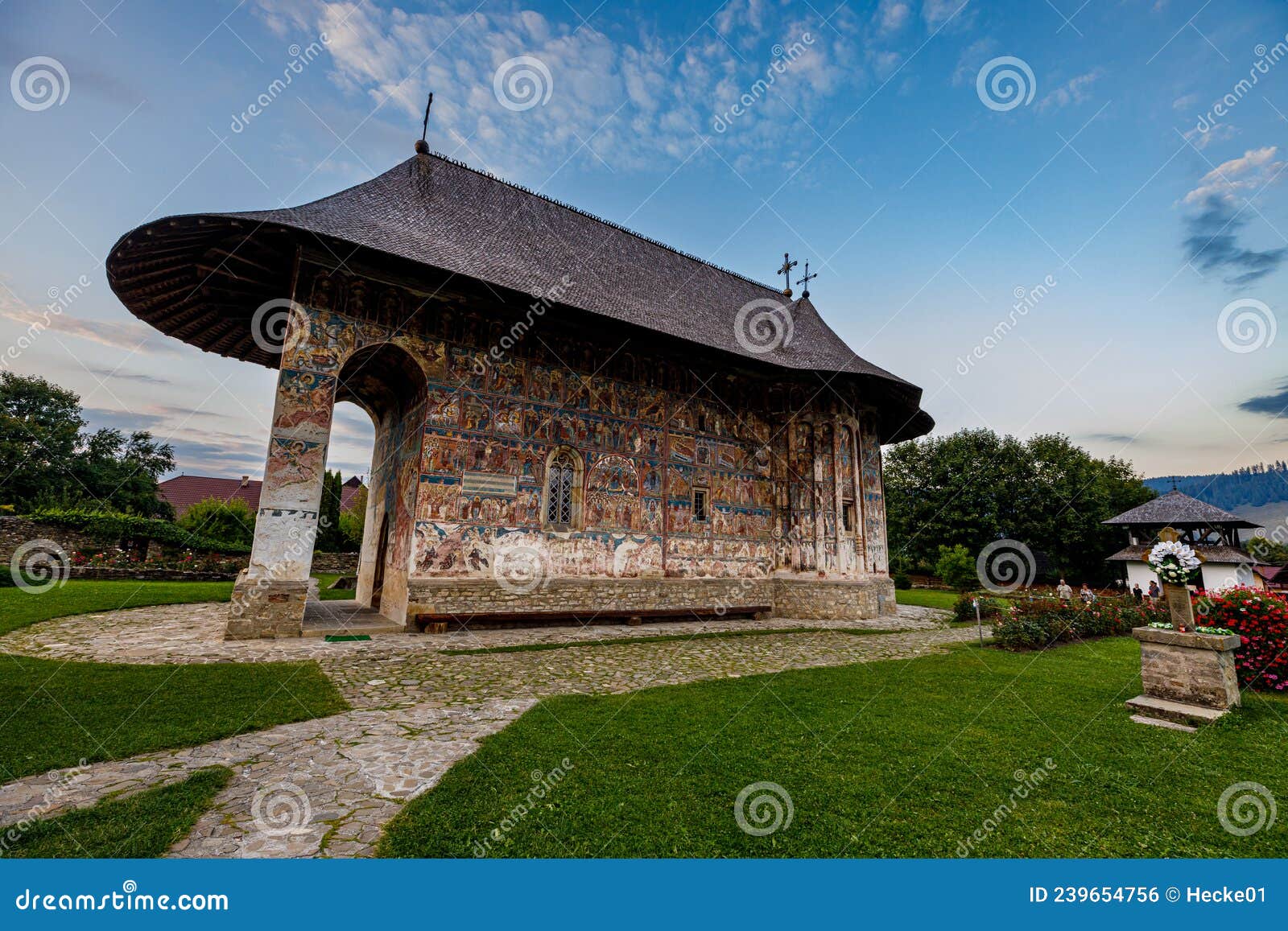 Monastery of Humor in Romania Stock Photo - Image of architecture ...