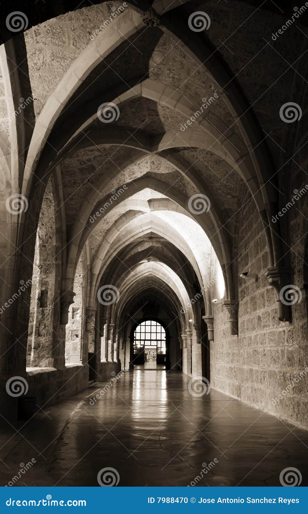 Monastery interior editorial image. Image of empty, hall - 7988470