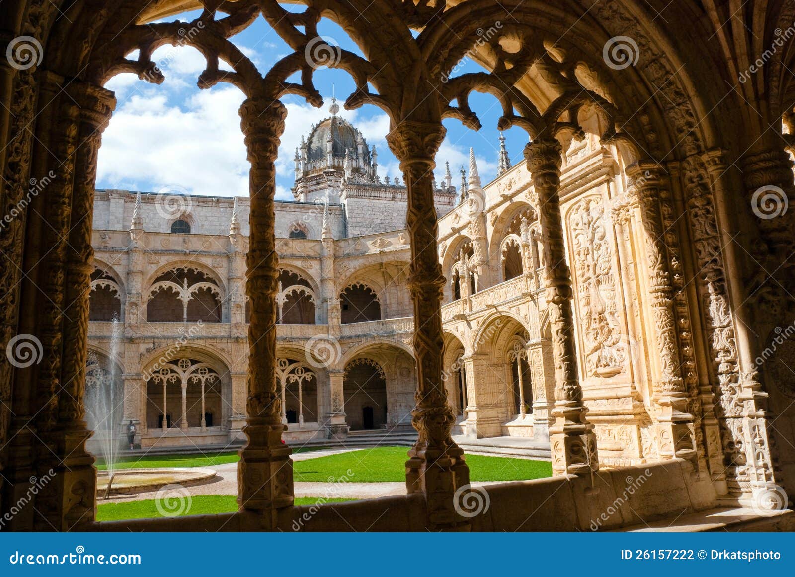 Monastery of Jeronimos in Belem, Portugal Stock Photo - Image of ...