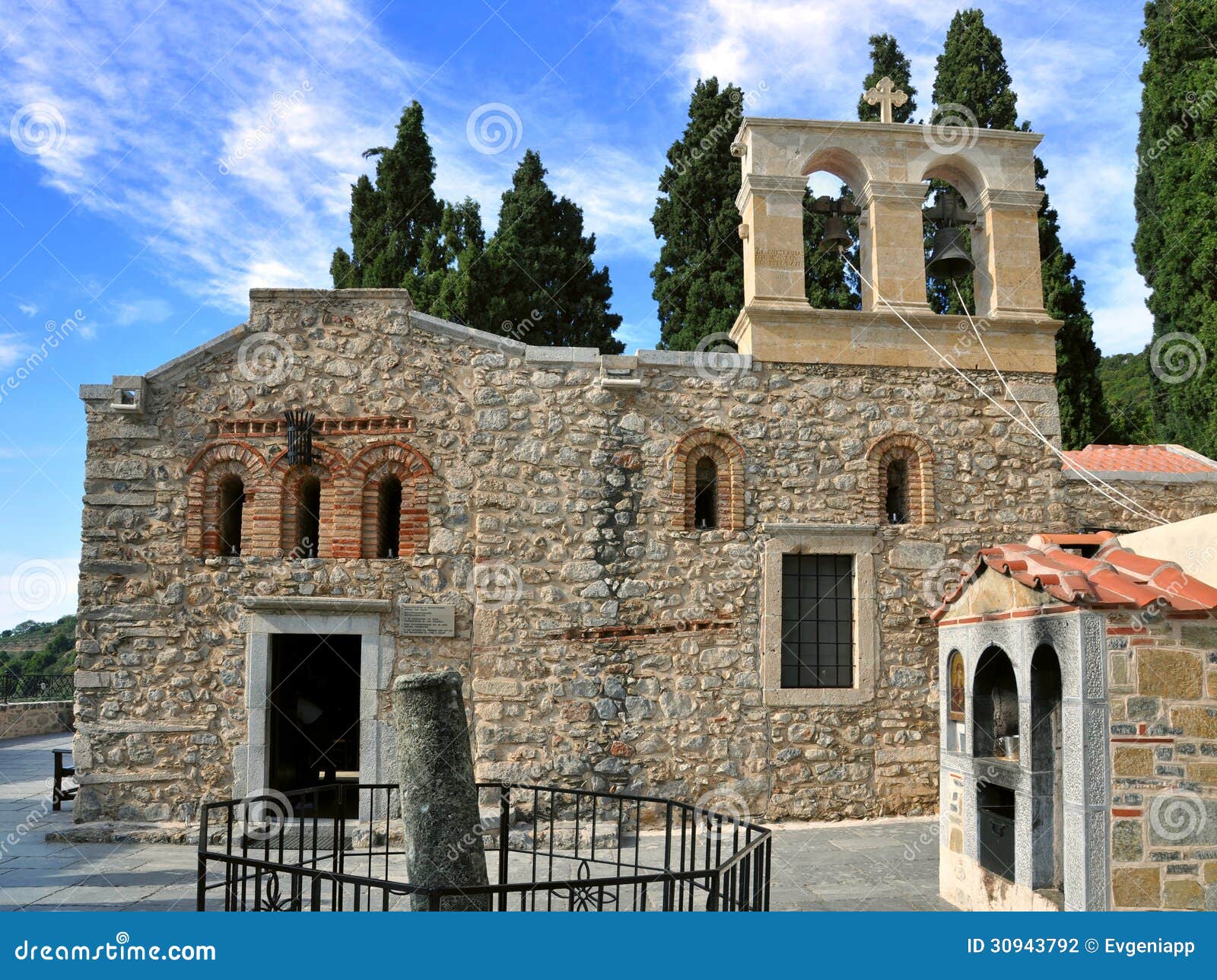 Monastery of Kera Kardiotissa. Crete, Greece Stock Photo - Image of ...