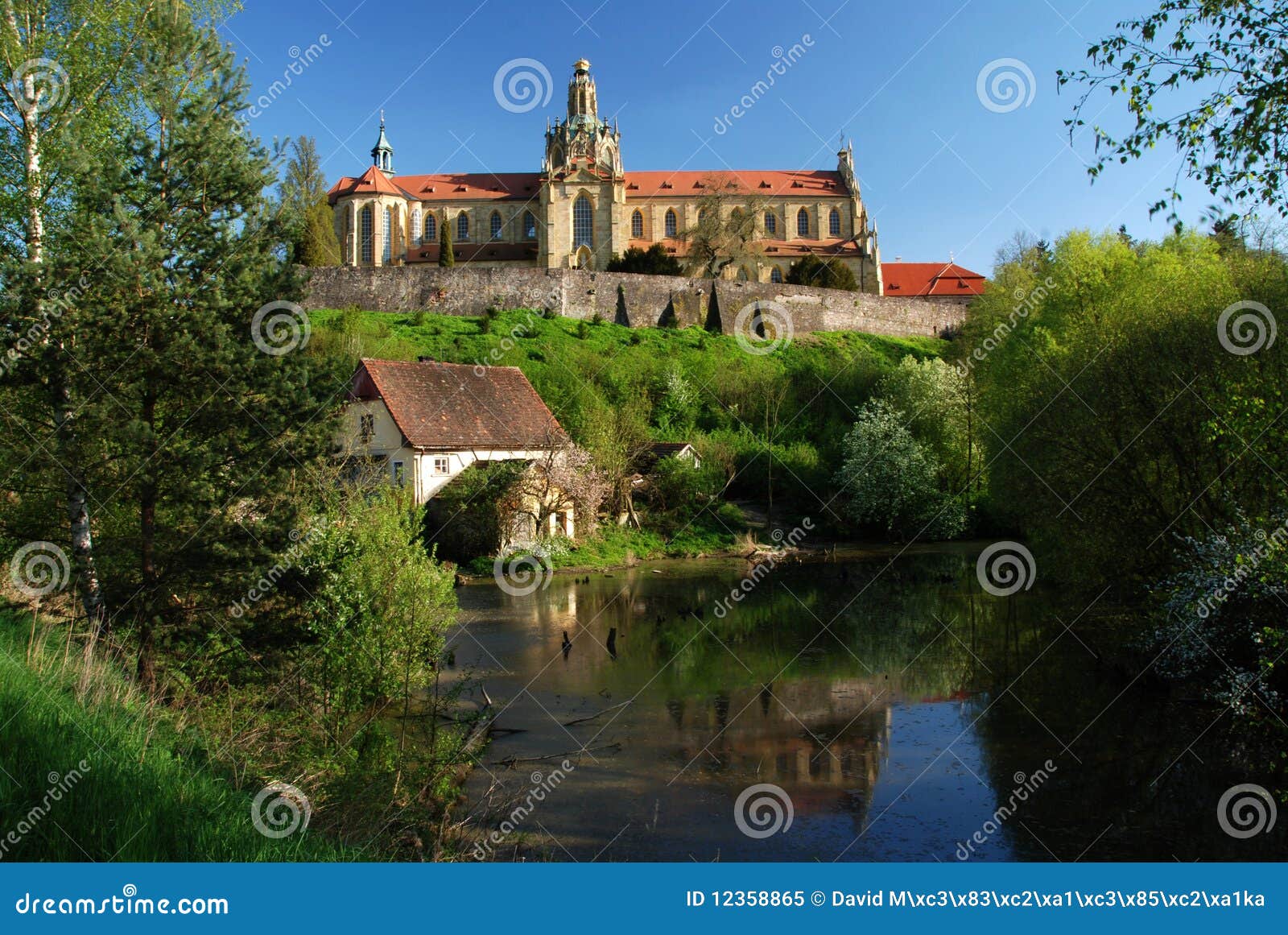 Monastery in Kladruby stock image. Image of church, travel - 12358865