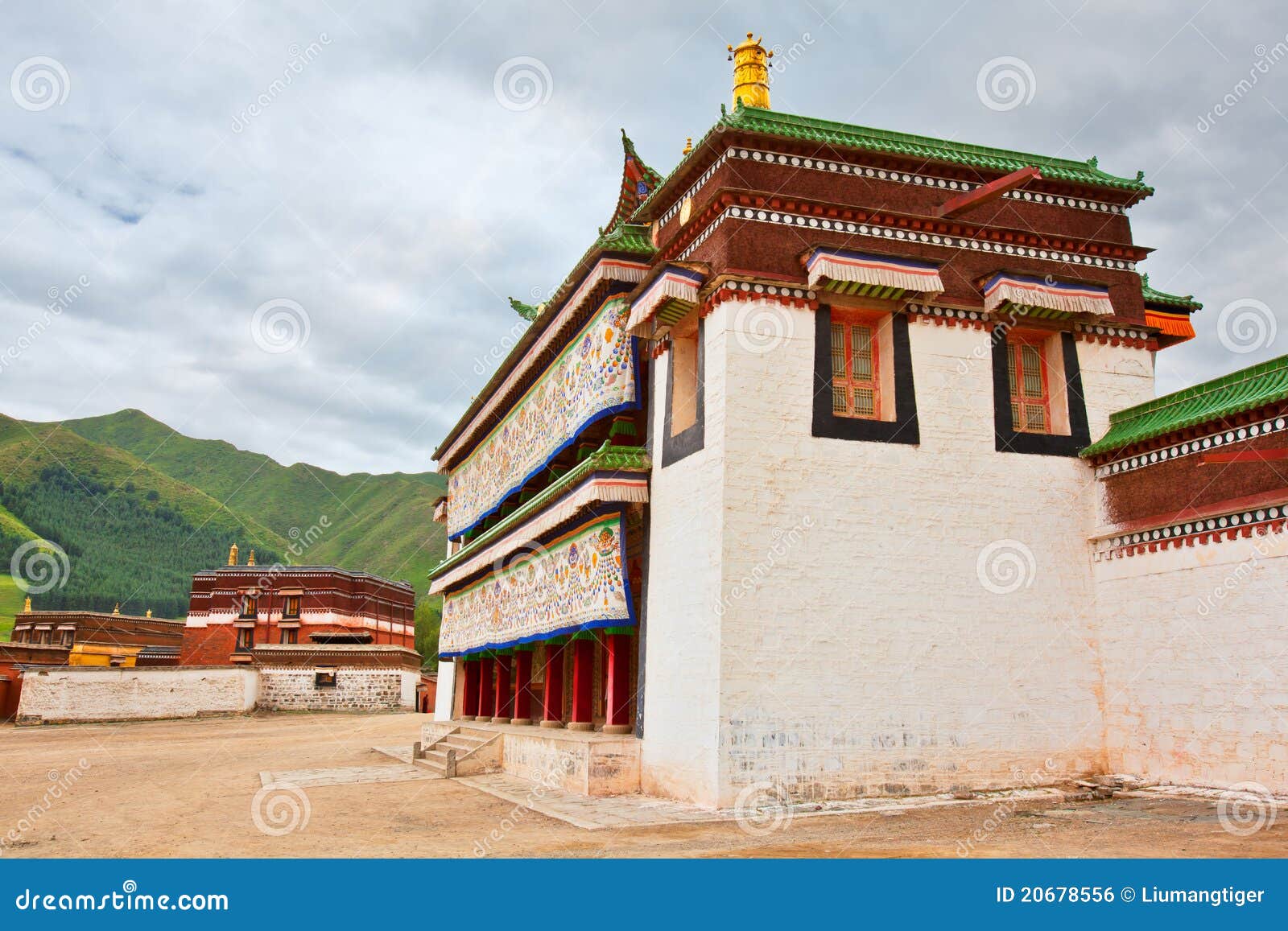 Monastery of Labrang Temple Stock Photo - Image of monastery, china ...