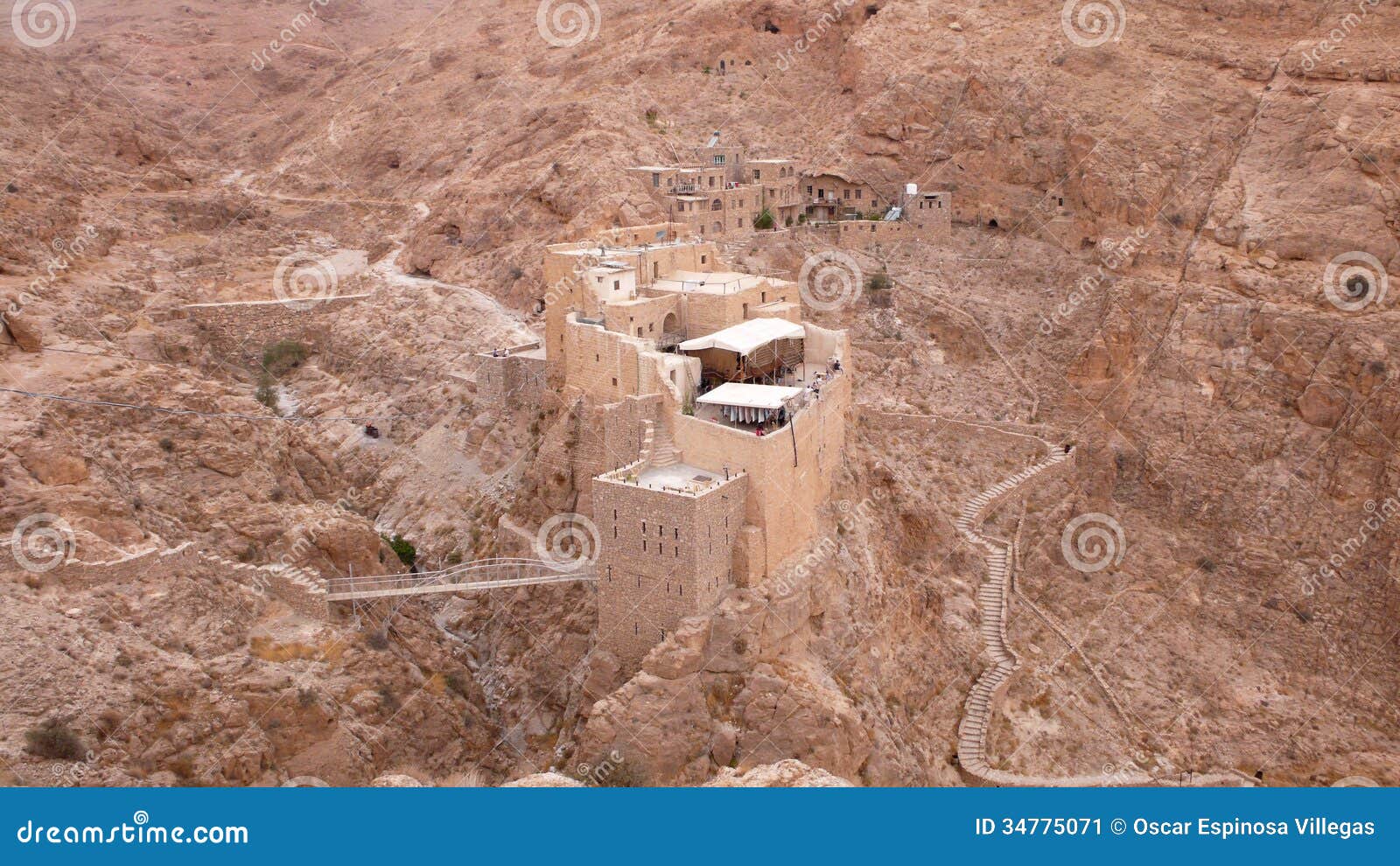 Monastery of Mar Musa. Syria Stock Image - Image of structure, travel ...