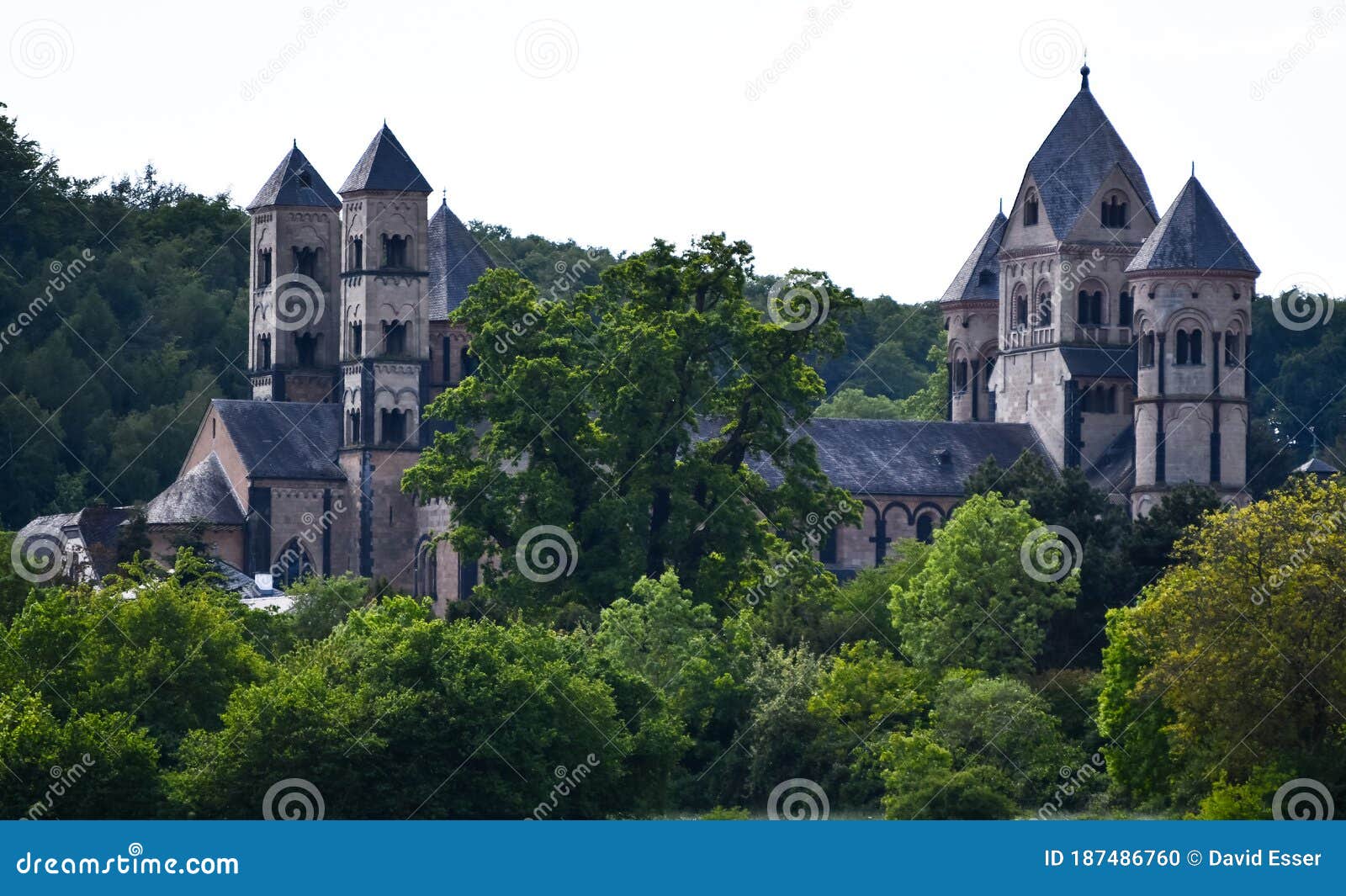 The Monastery in Maria Laach Stock Photo - Image of benedictine, laach ...