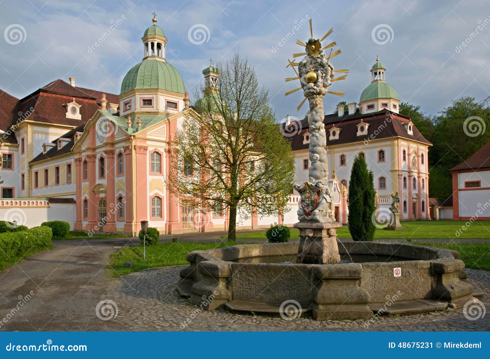 Monastery Mariental, Germany Stock Image - Image of monument, convent ...