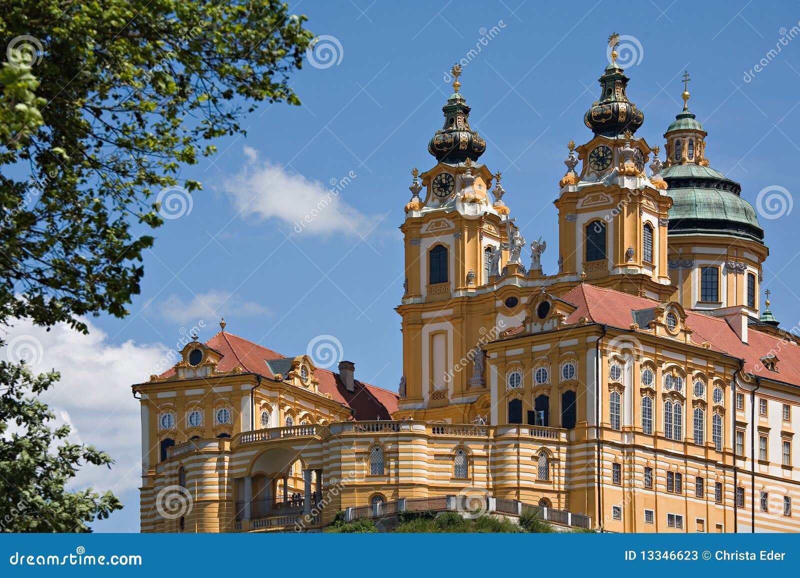 Monastery Melk stock image. Image of danube, church, castle - 13346623