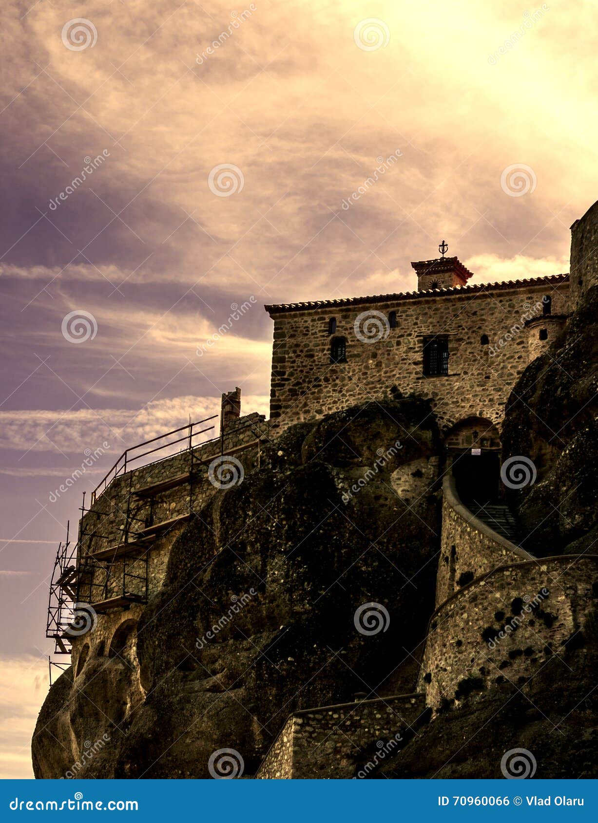 Monastery in Meteora, Greece Stock Photo - Image of stone, monasteries ...