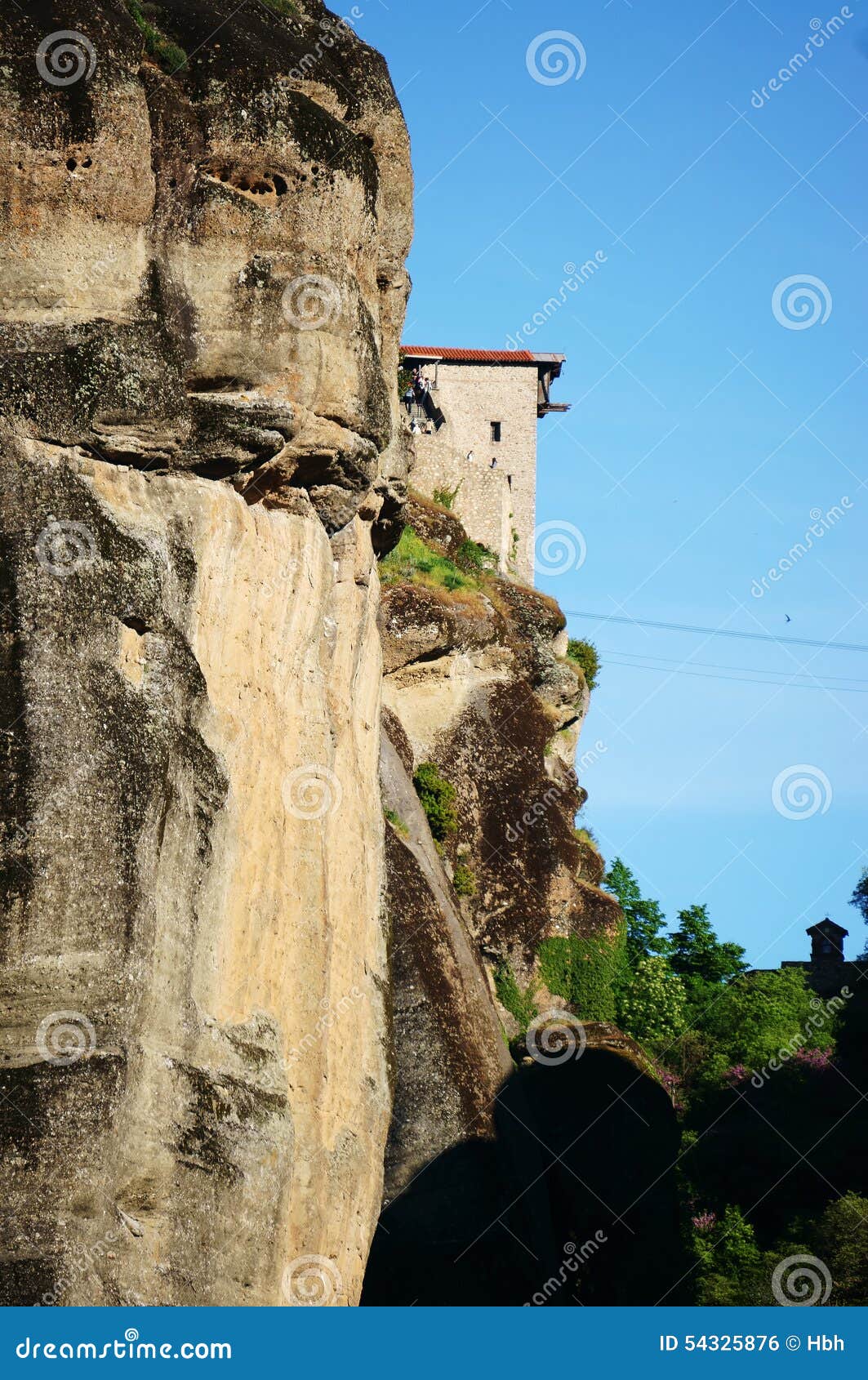 Monastery of Meteora stock photo. Image of build, meteora - 54325876