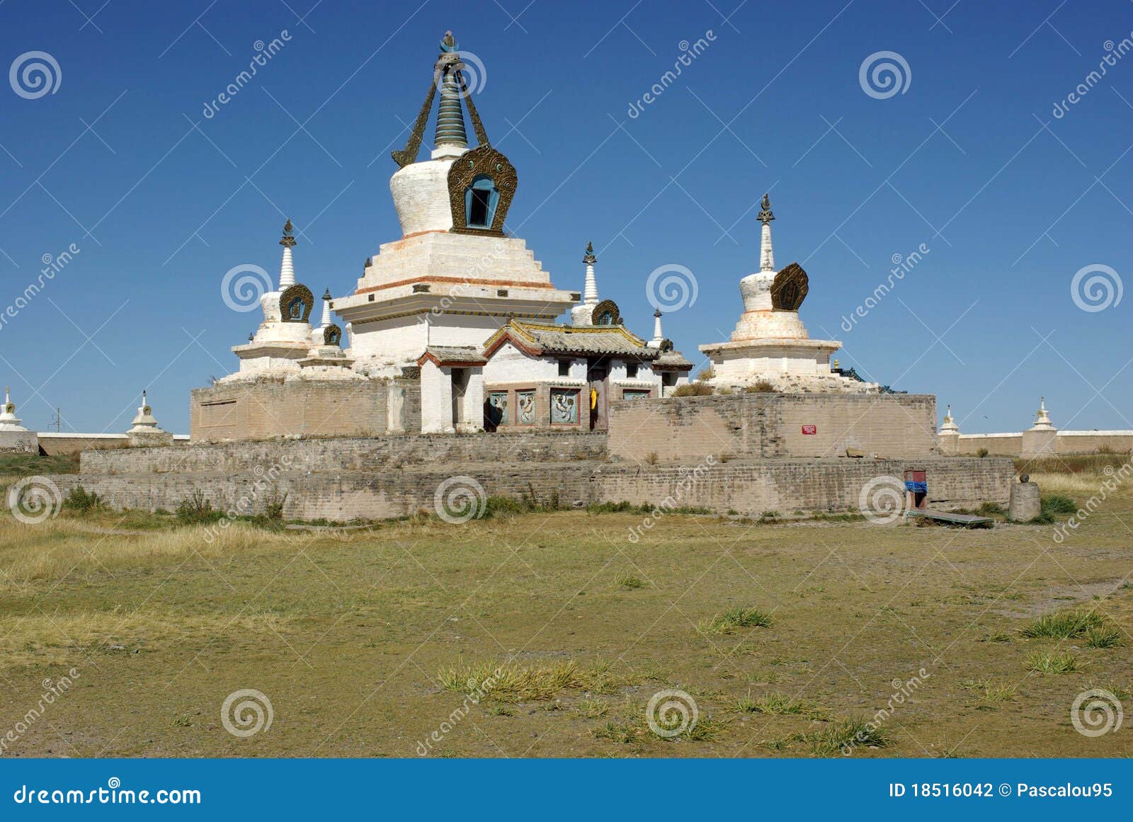 Monastery in Mongolia stock photo. Image of mongolian - 18516042