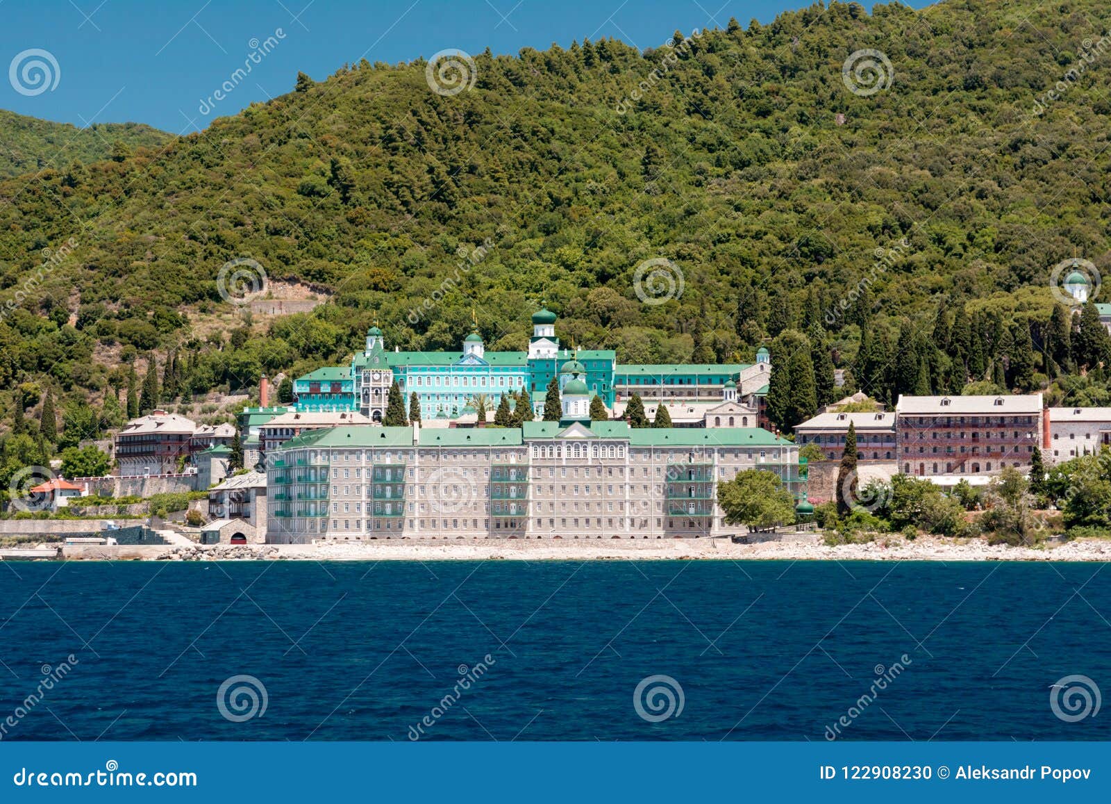 Mount Athos stock photo. Image of historical, peninsula - 122908230