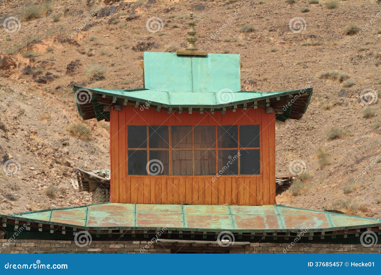 Monastery of Nomgon Mongolia Stock Image - Image of pagoda, sanctuary ...