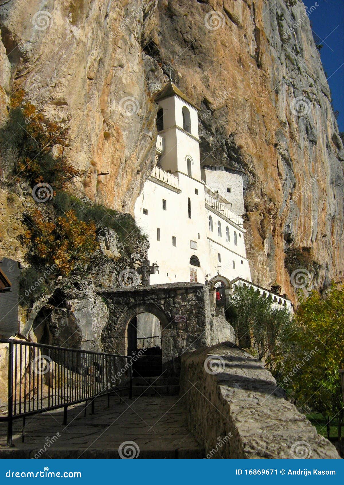 Monastery Ostrog stock image. Image of arts, historic - 16869671