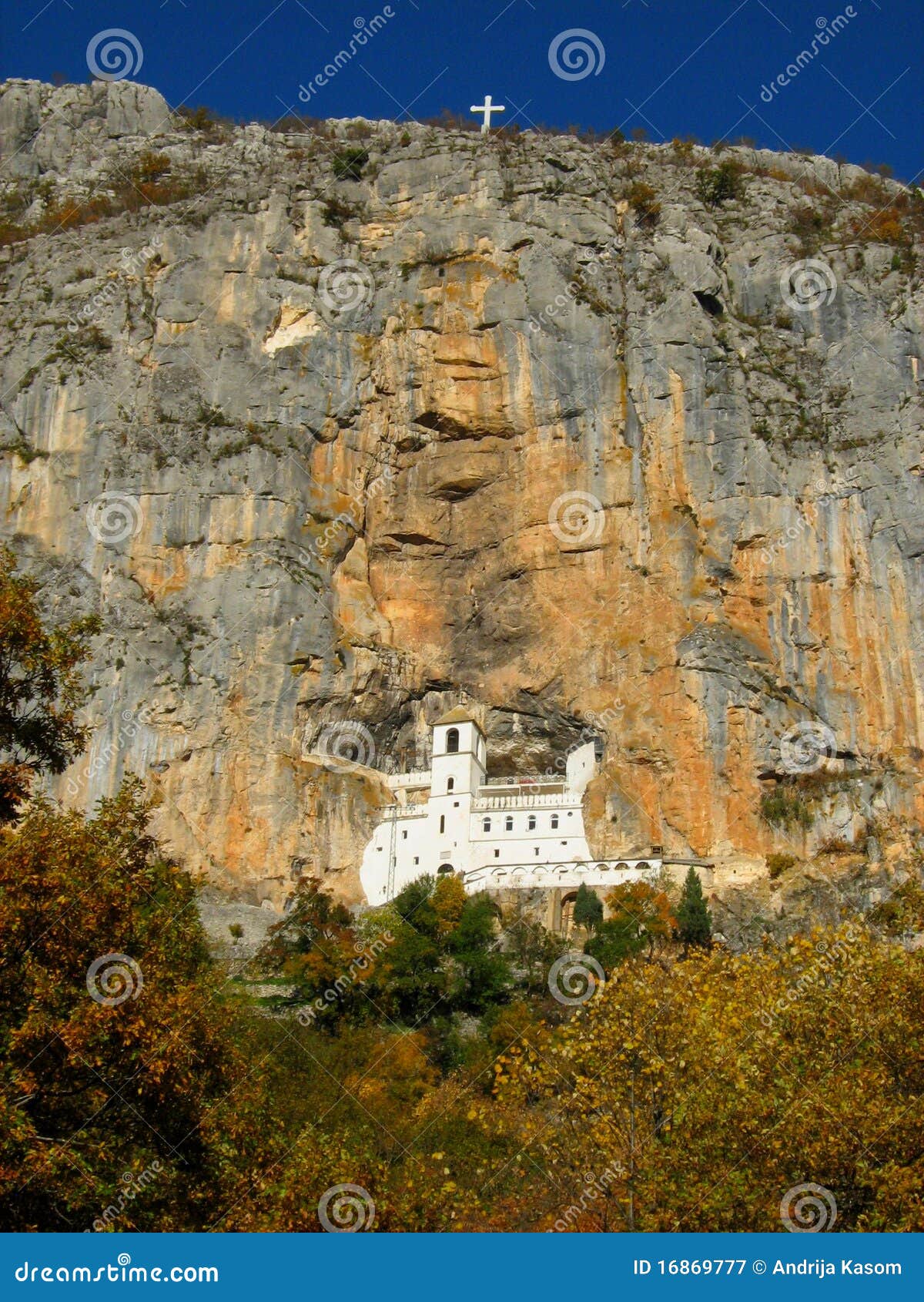 Monastery Ostrog stock image. Image of niksic, arts, religion - 16869777