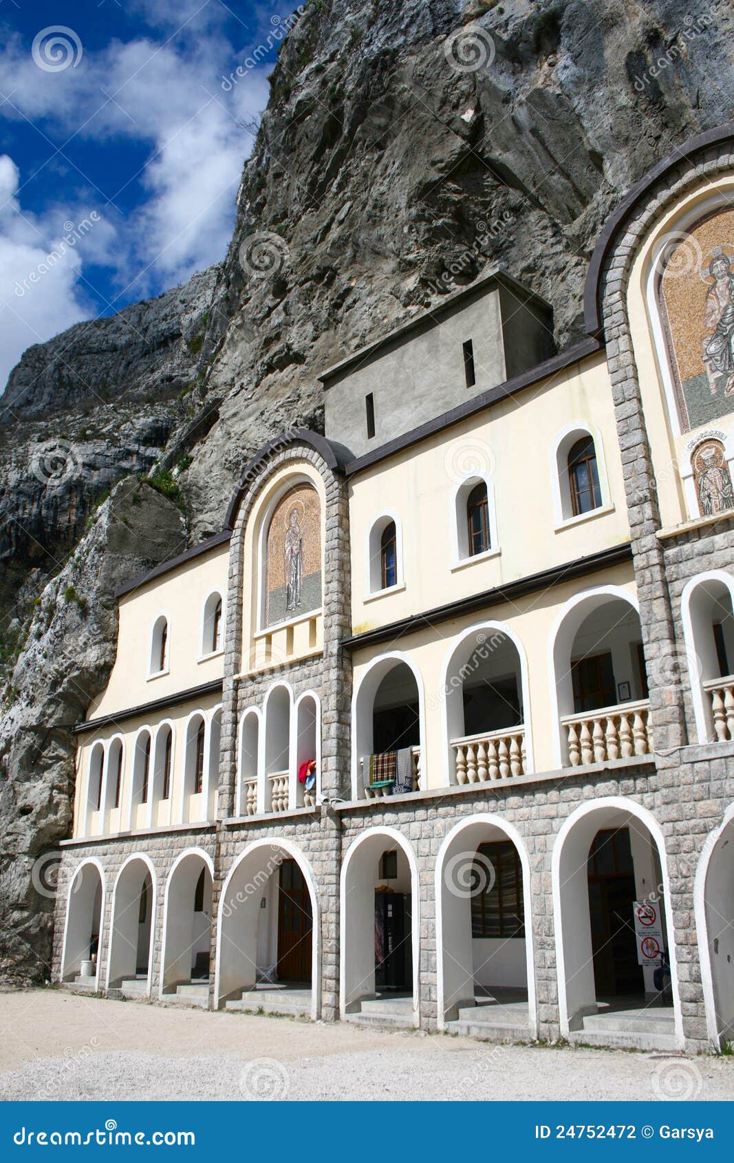 Monastery Ostrog stock photo. Image of christianity, christian - 24752472