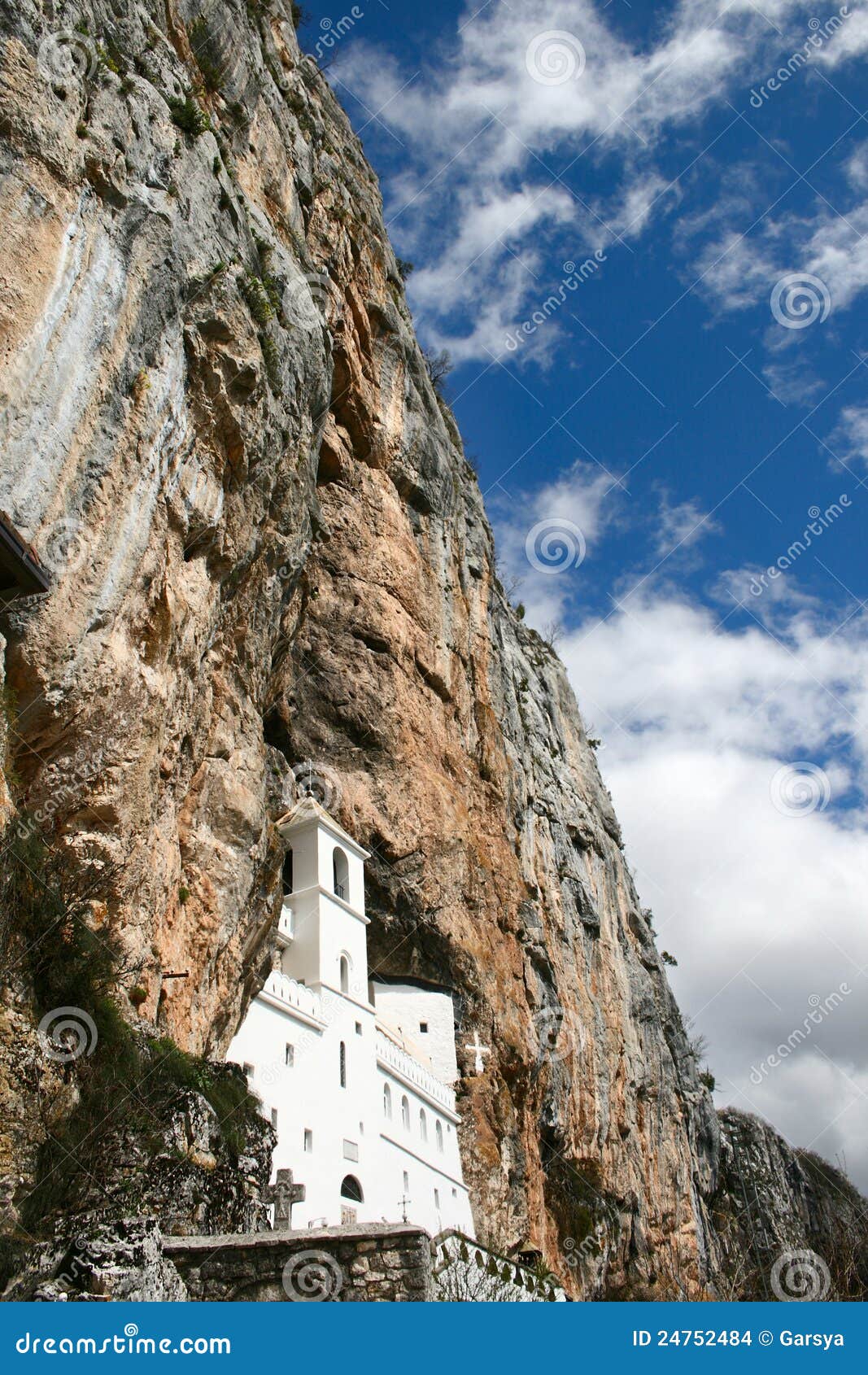 Monastery Ostrog stock photo. Image of cloister, balkan - 24752484