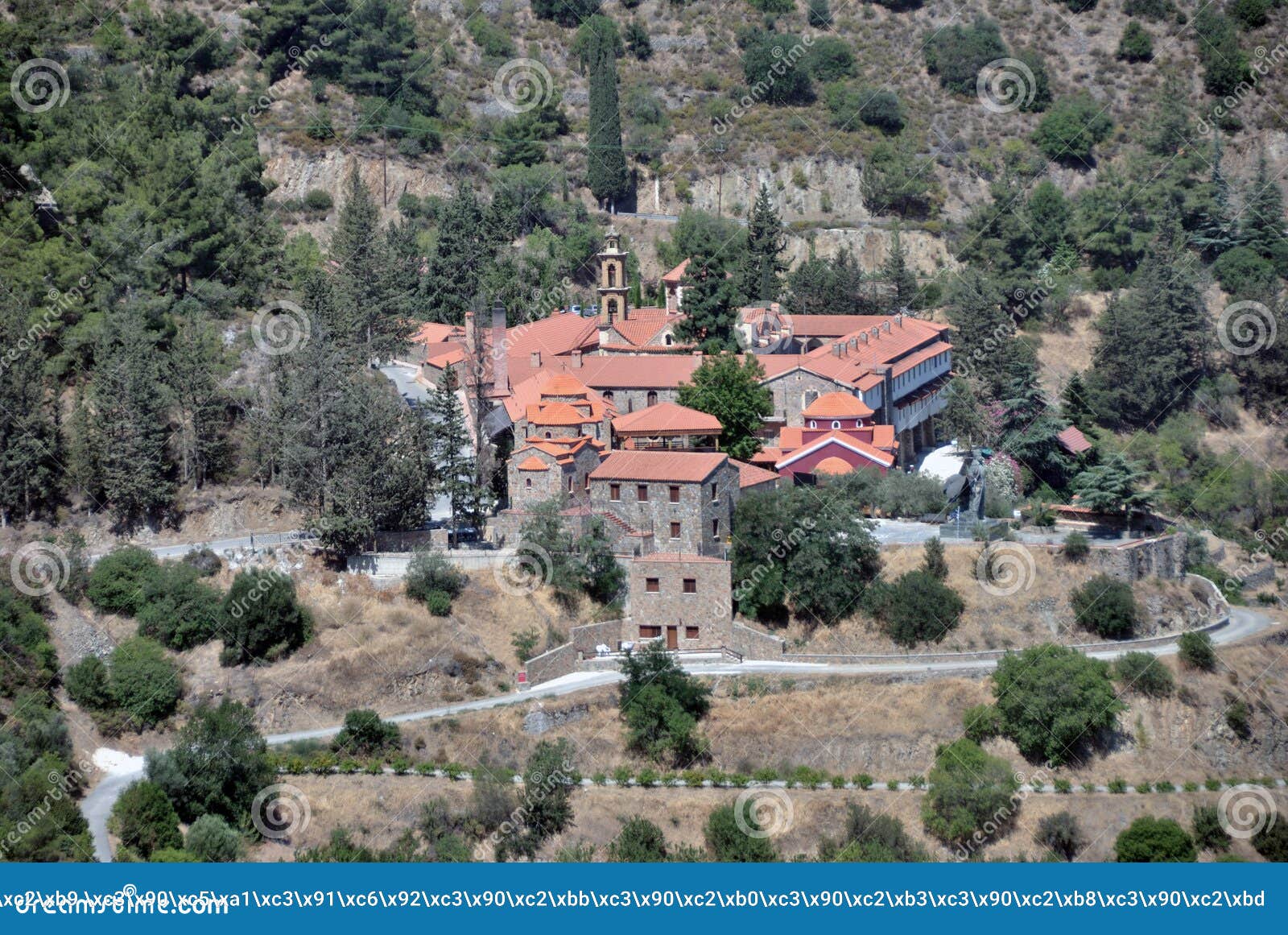 The Monastery of Our Lady of the Machairas Stock Photo - Image of ...