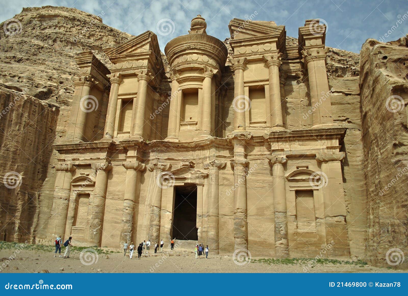 A monastery in Petra stock photo. Image of east, historic - 21469800