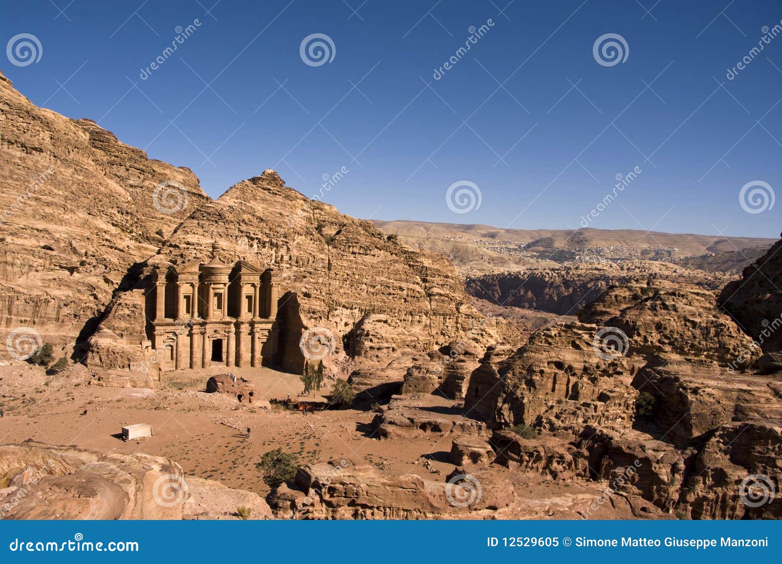 The Monastery, Petra, Jordan Stock Image - Image of bedouins, cities ...