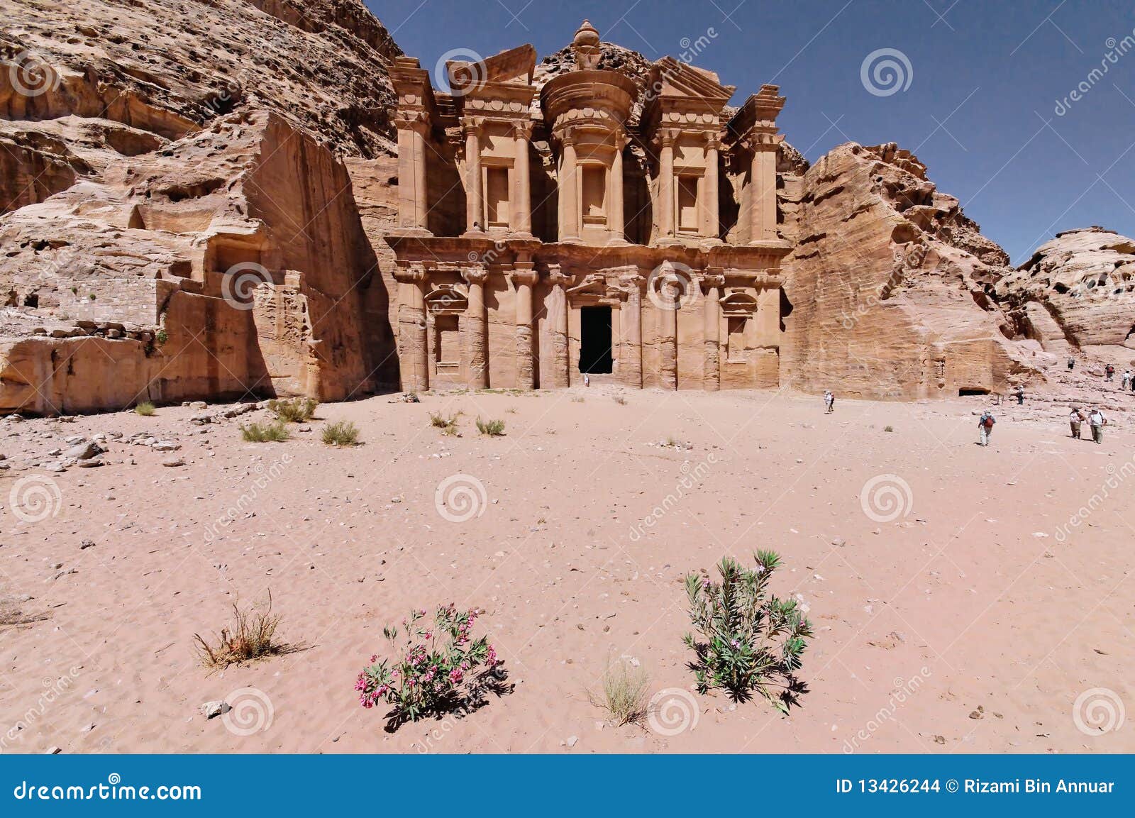 The Monastery, Petra, Jordan Stock Photo - Image of ancient, medieval ...