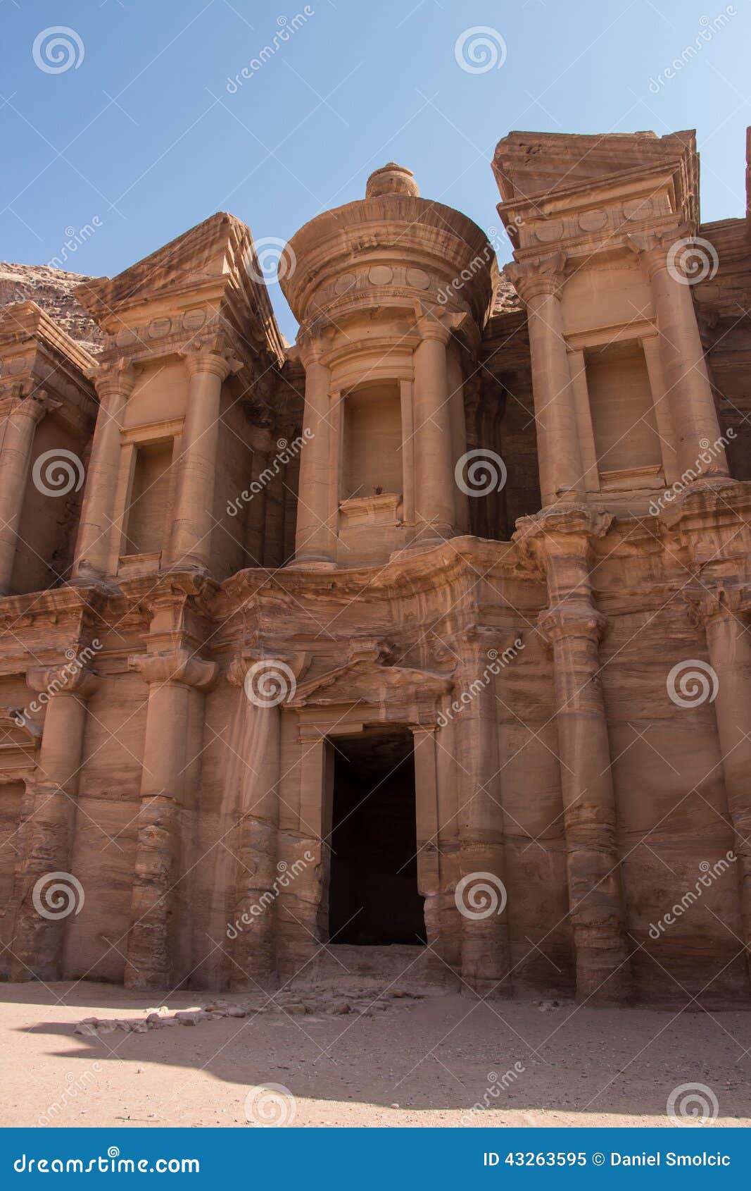 The Monastery, Petra, Jordan Stock Image - Image of sand, stones: 43263595