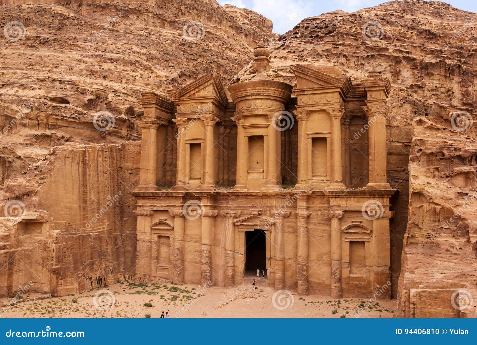 The Monastery, Petra, Jordan Stock Photo - Image of sandstone, ancient ...