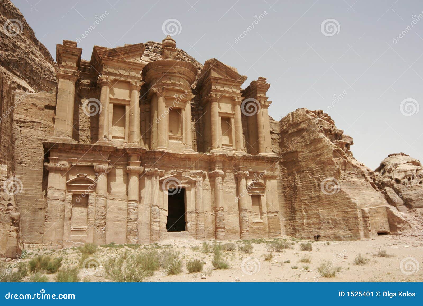 Monastery, Petra, Jordan, Middle East Stock Image - Image of jordan ...