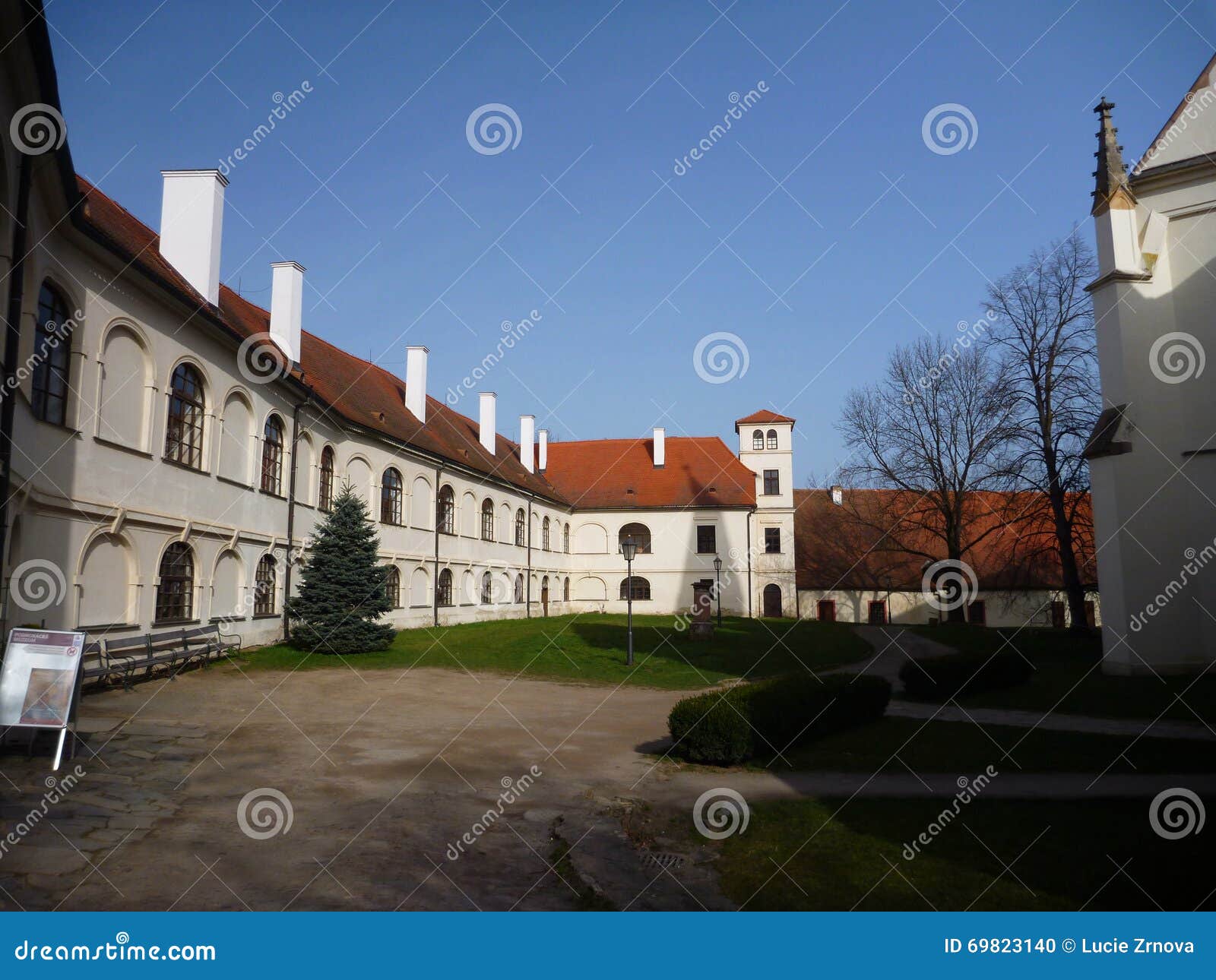 Monastery Porta Coeli In Predklasteri U Tisnova Royalty-Free Stock ...