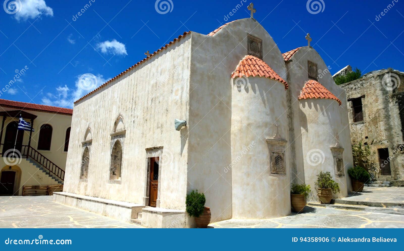 Monastery of Preveli in Crete Stock Photo - Image of patriarchal, john ...