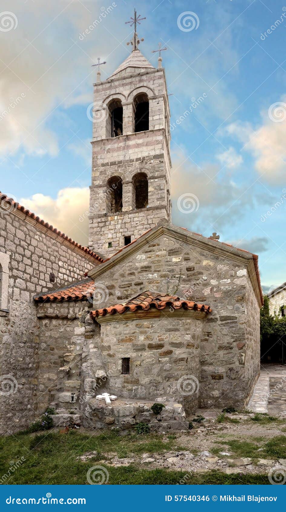 Monastery of Rezevici 3 stock photo. Image of architecture - 57540346