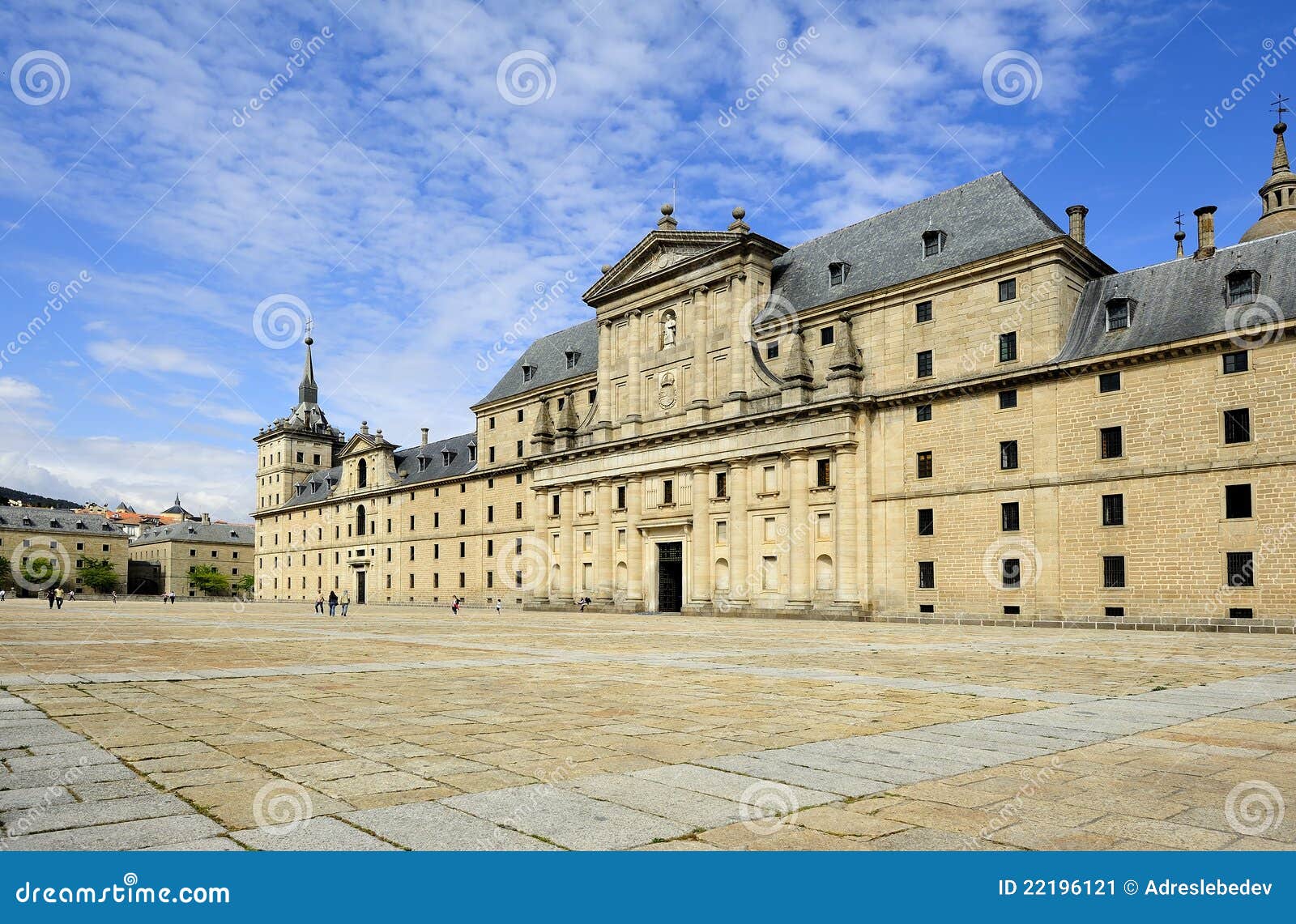 Monastery and Royal Residence El Escorial (Spain) Stock Image - Image ...