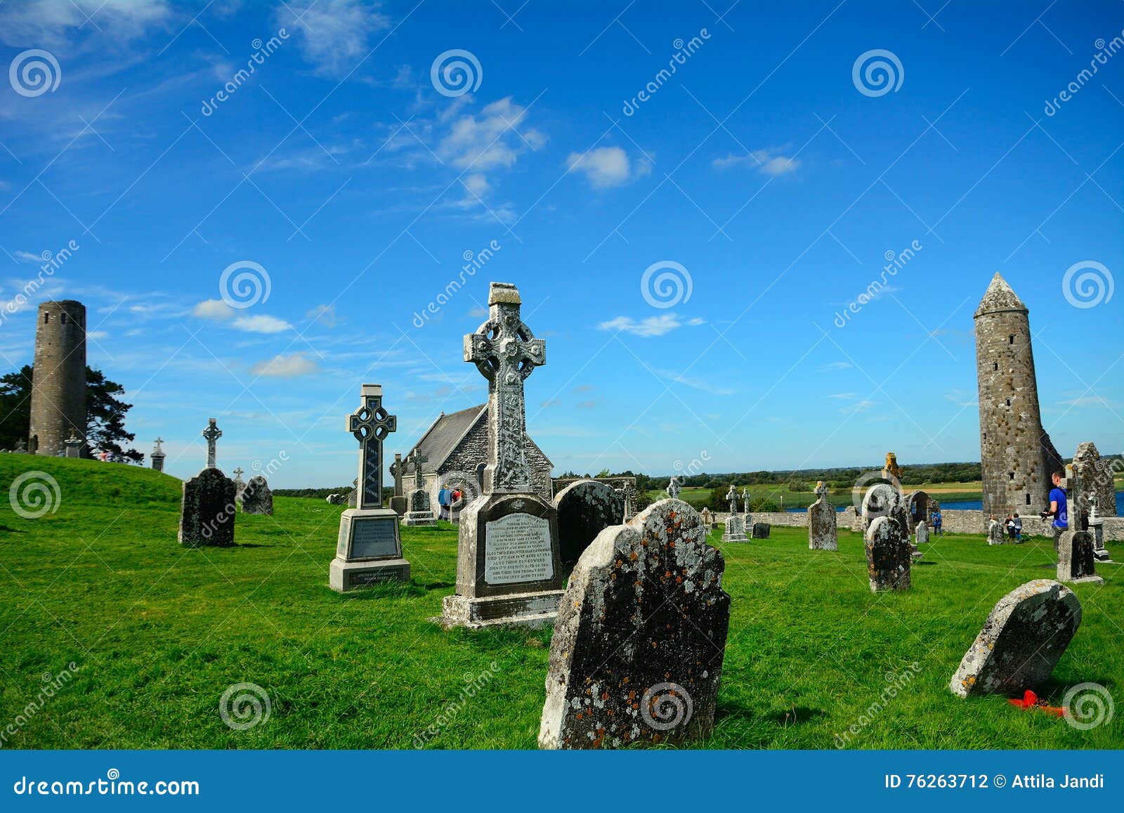 Monastery Ruins, Clonmacnoise, Ireland Editorial Photography - Image of ...