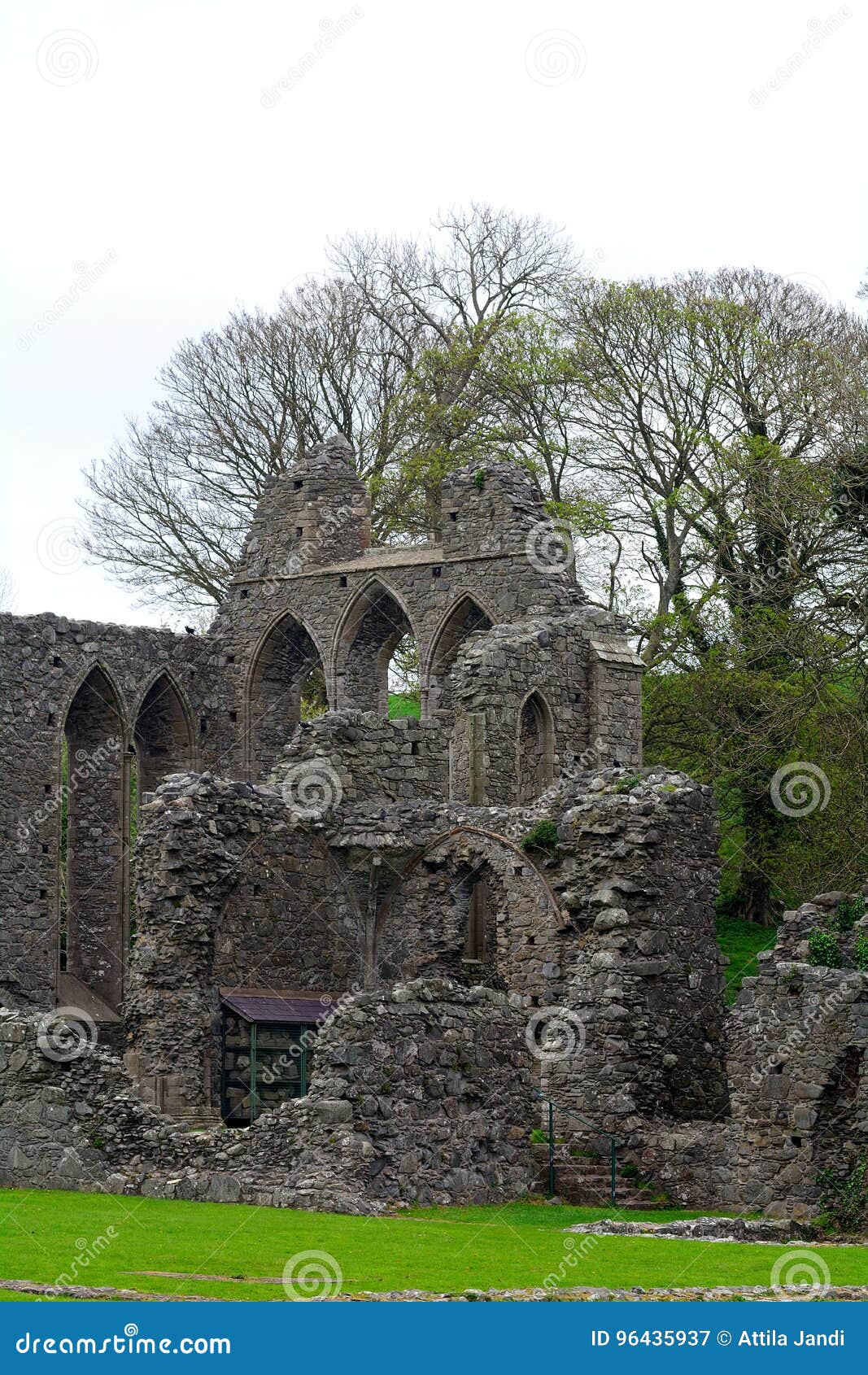 Monastery Ruins, Inch, Northern Ireland Stock Image - Image of cultural ...