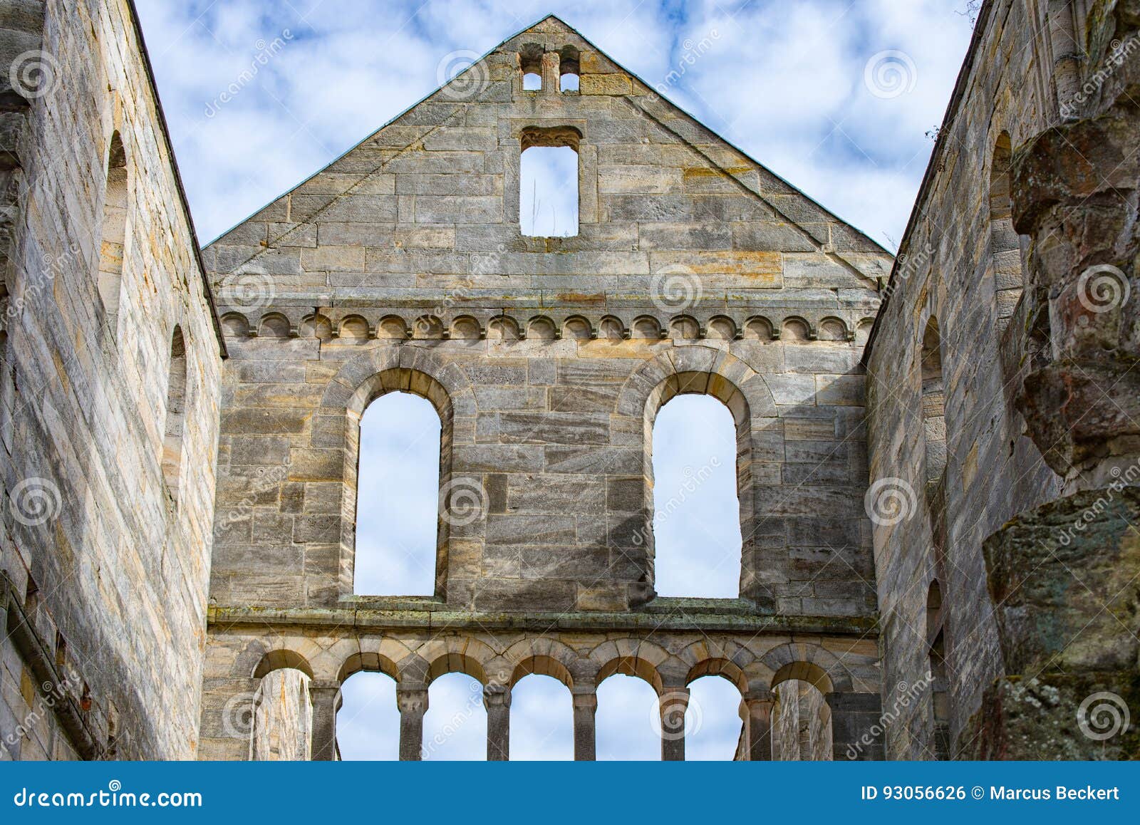 Monastery Ruins in Paulinzella in Thuringia Germany Stock Photo - Image ...