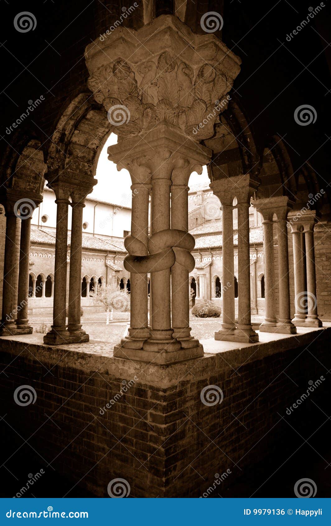 Monastery's column stock photo. Image of architecture - 9979136