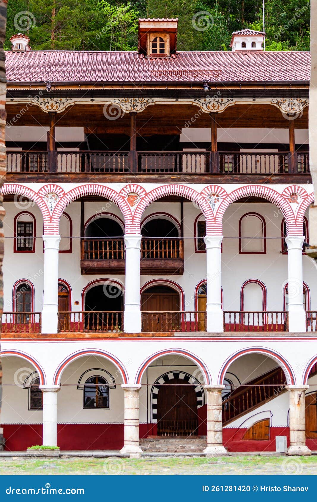 Monastery of Saint Ivan of Rila Rila Monastery, Bulgaria Stock Photo ...