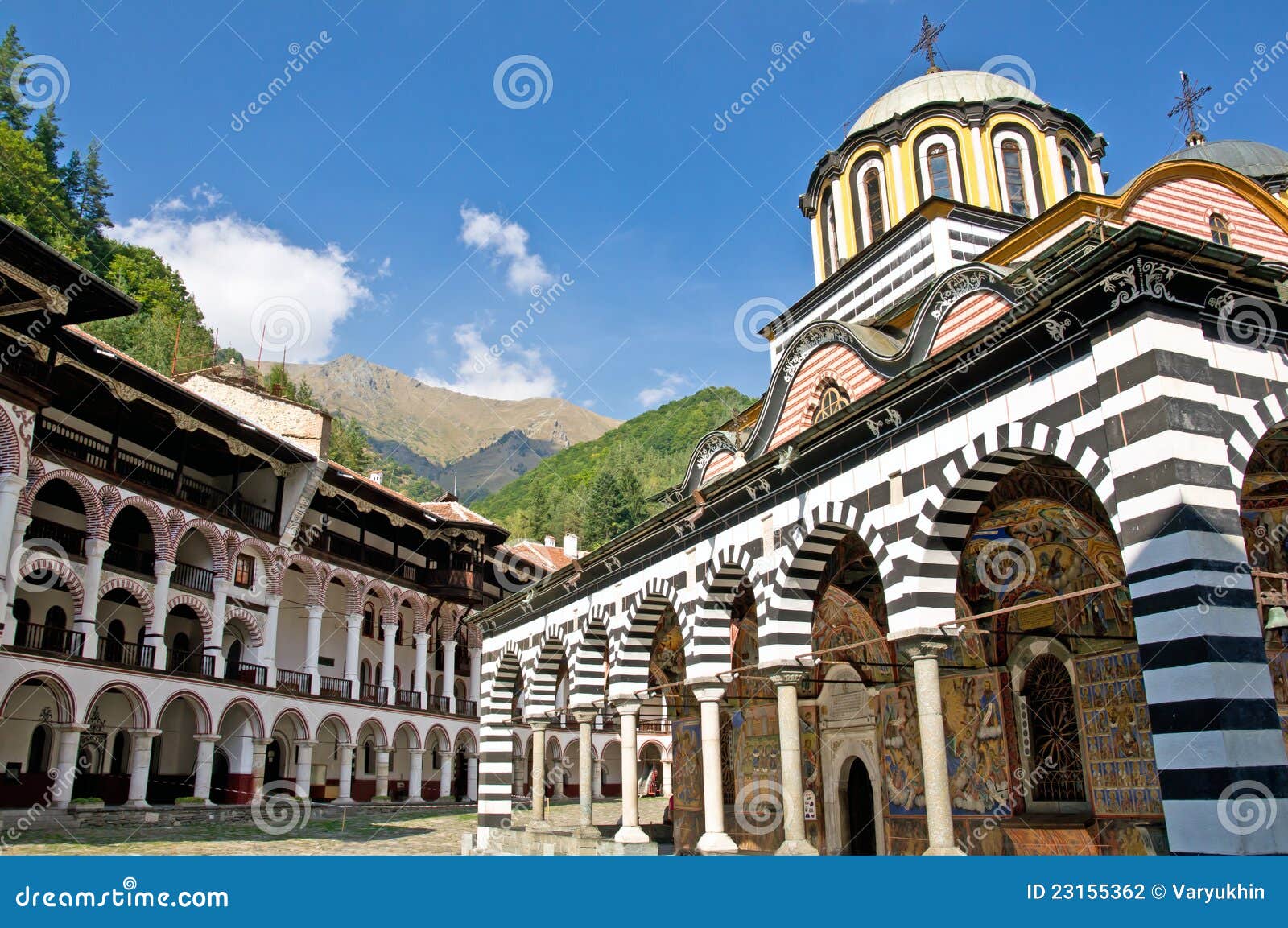 Monastery of Saint Ivan of Rila Stock Photo - Image of summer, religion ...