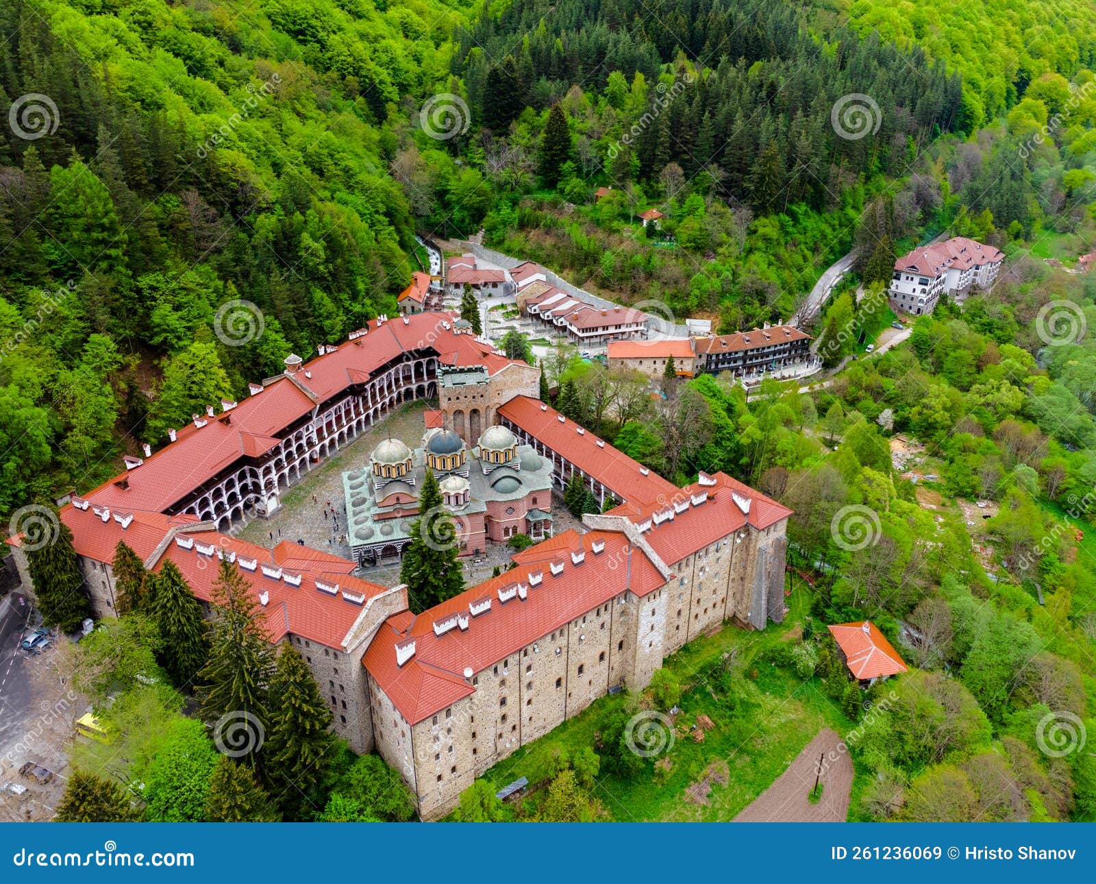 Monastery of Saint Ivan John of Rila Rila Monastery, Bulgaria Stock ...