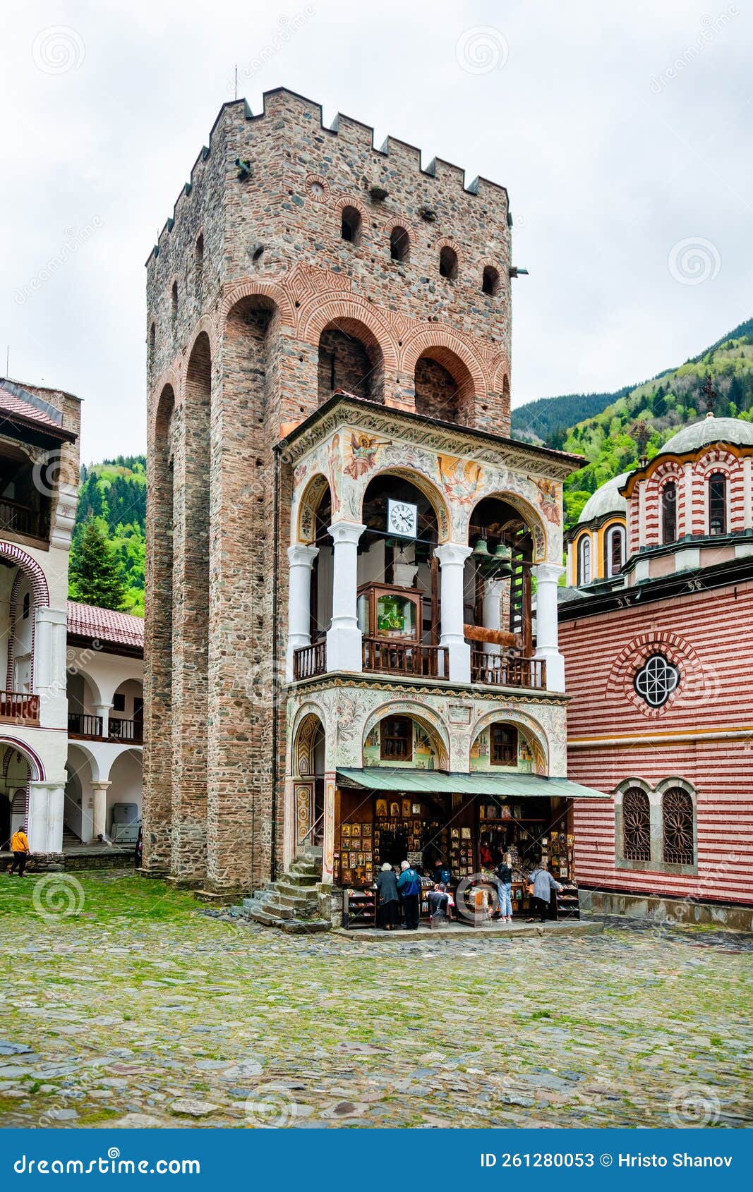 Monastery of Saint Ivan of Rila Rila Monastery, Bulgaria Stock Image ...