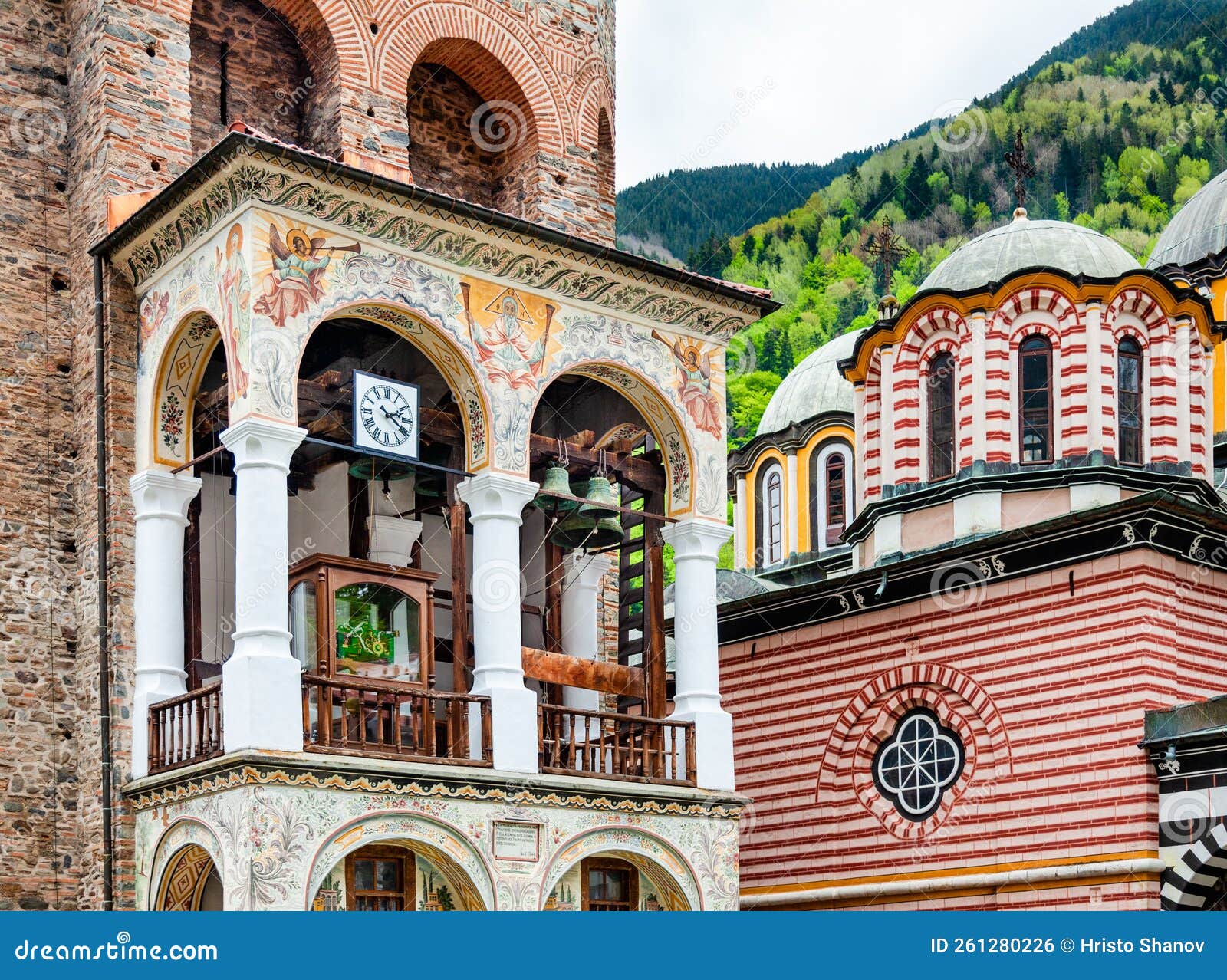 Monastery of Saint Ivan of Rila Rila Monastery, Bulgaria Stock Photo ...