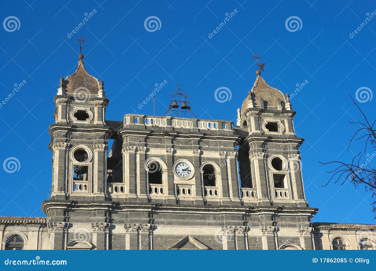 Monastery of Saint Lucia in Adrano, Sicily Stock Image - Image of ...