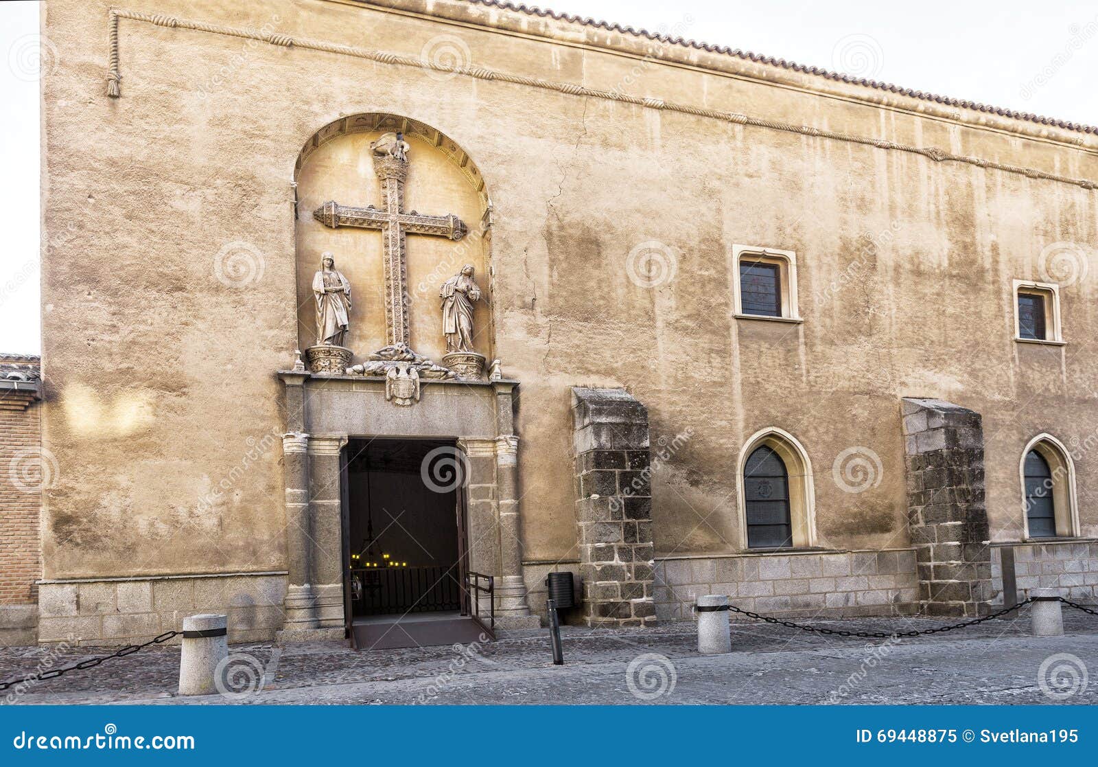 Monastery of San Juan De Los Reyes, Toledo. Spain. Stock Image - Image ...